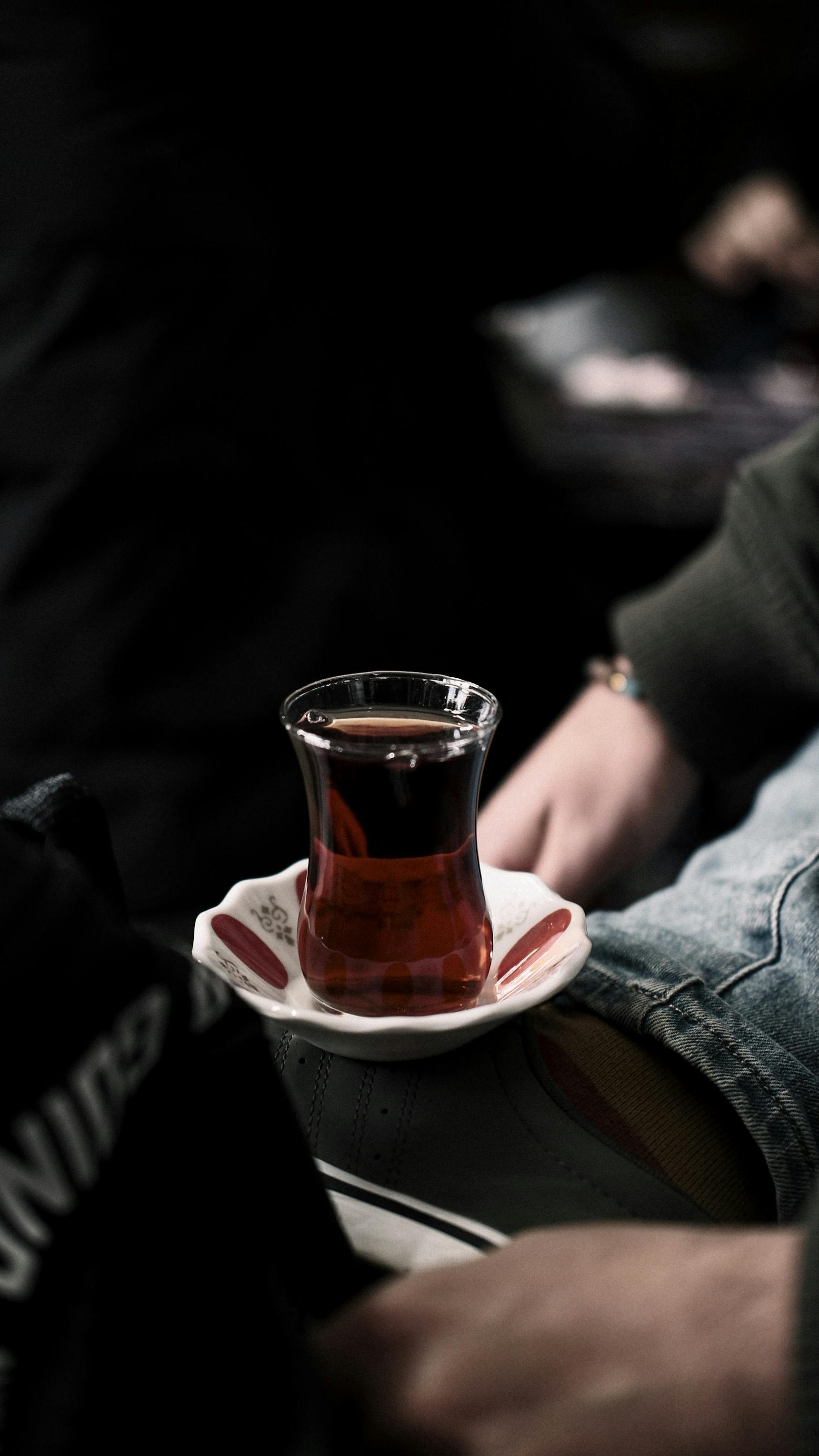 Authentic Turkish Tea in Traditional Glass · Free Stock Photo