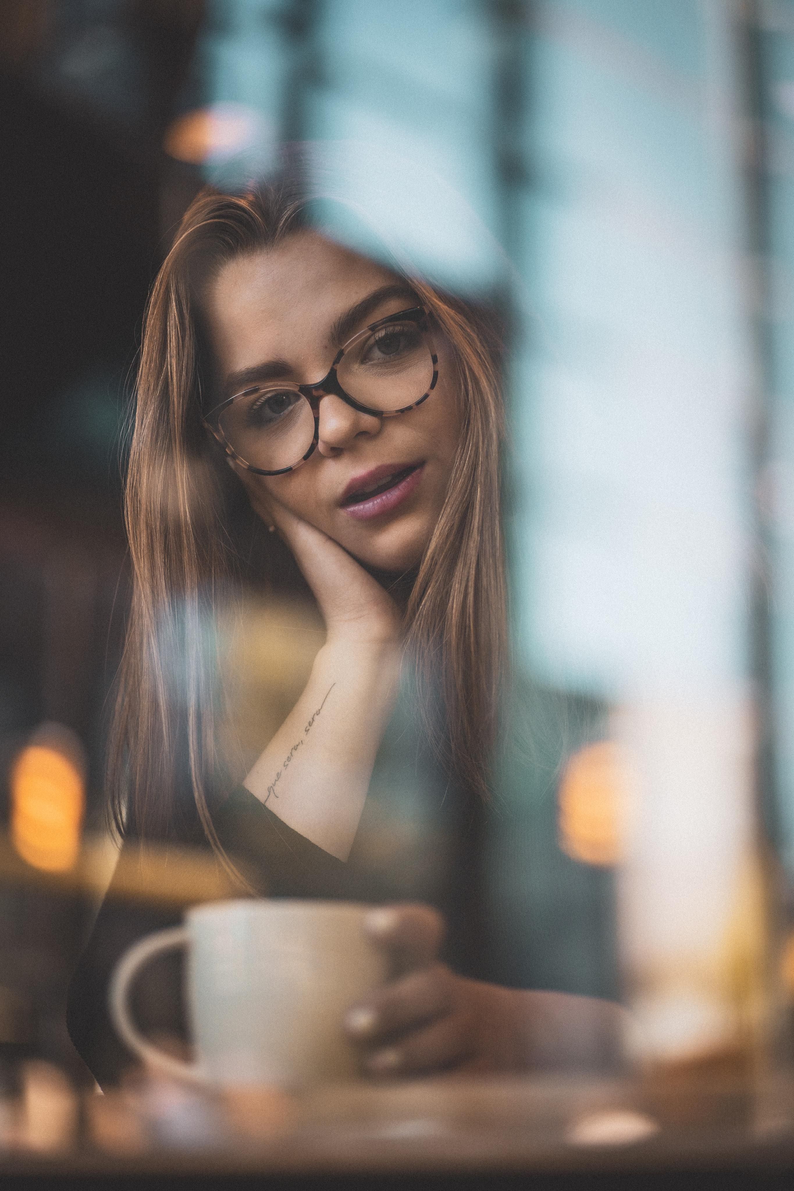 Woman Wearing Eyeglasses · Free Stock Photo