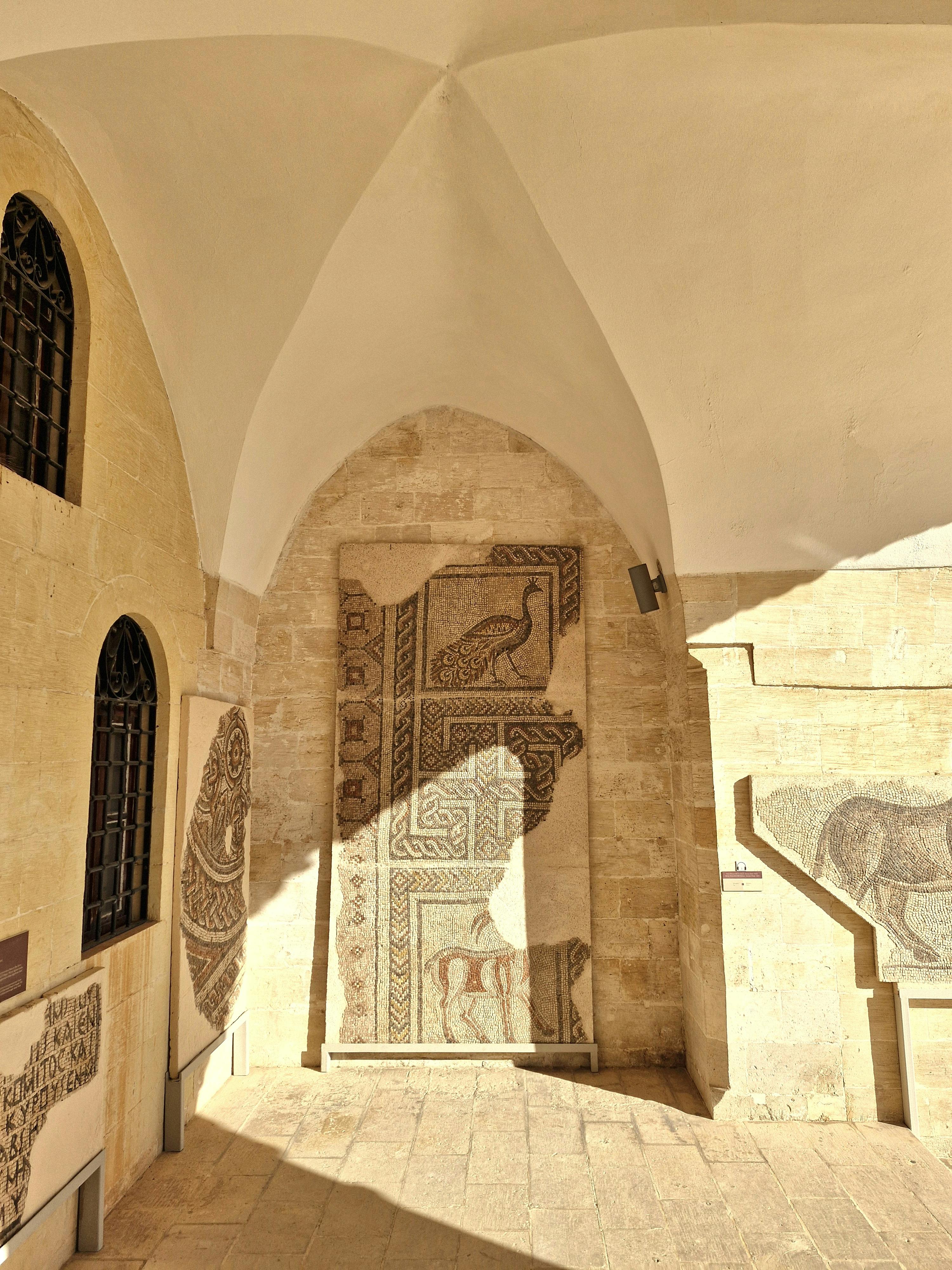 Ancient Mosaic Art in Historic Corridor · Free Stock Photo