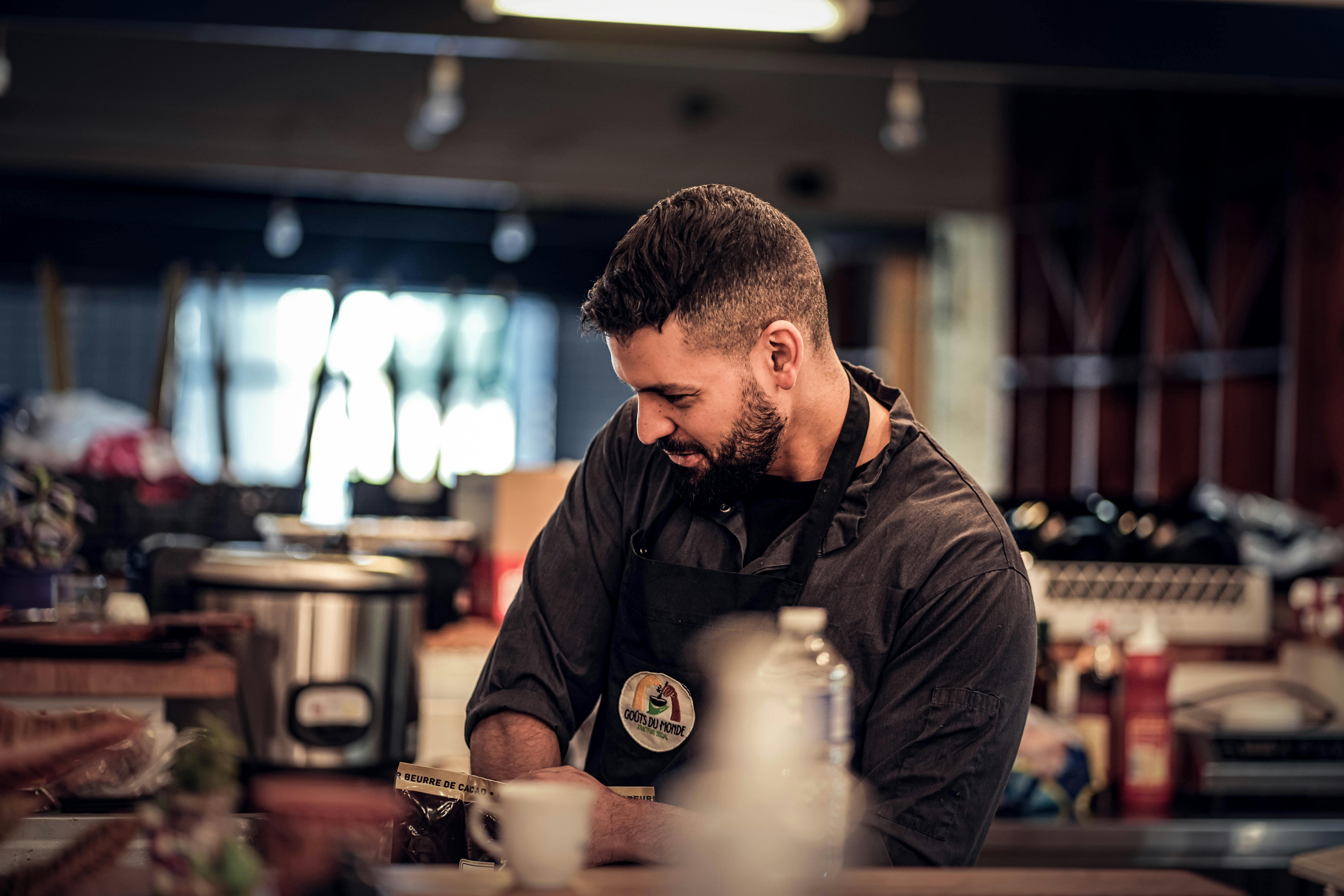 Professional Chef Cooking in Marseille Kitchen · Free Stock Photo