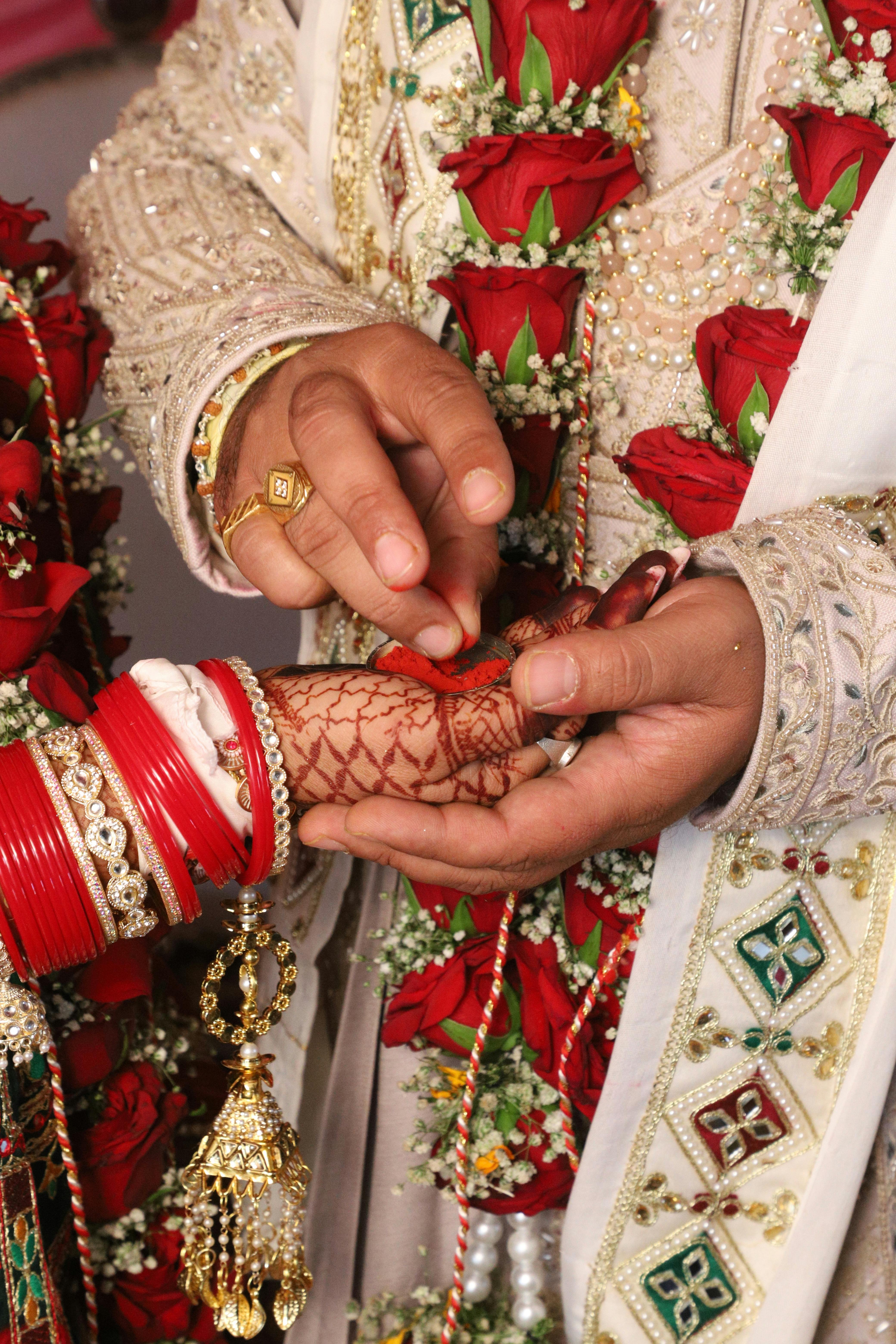 Traditional Indian Wedding Ceremony Rituals Close-up · Free Stock Photo