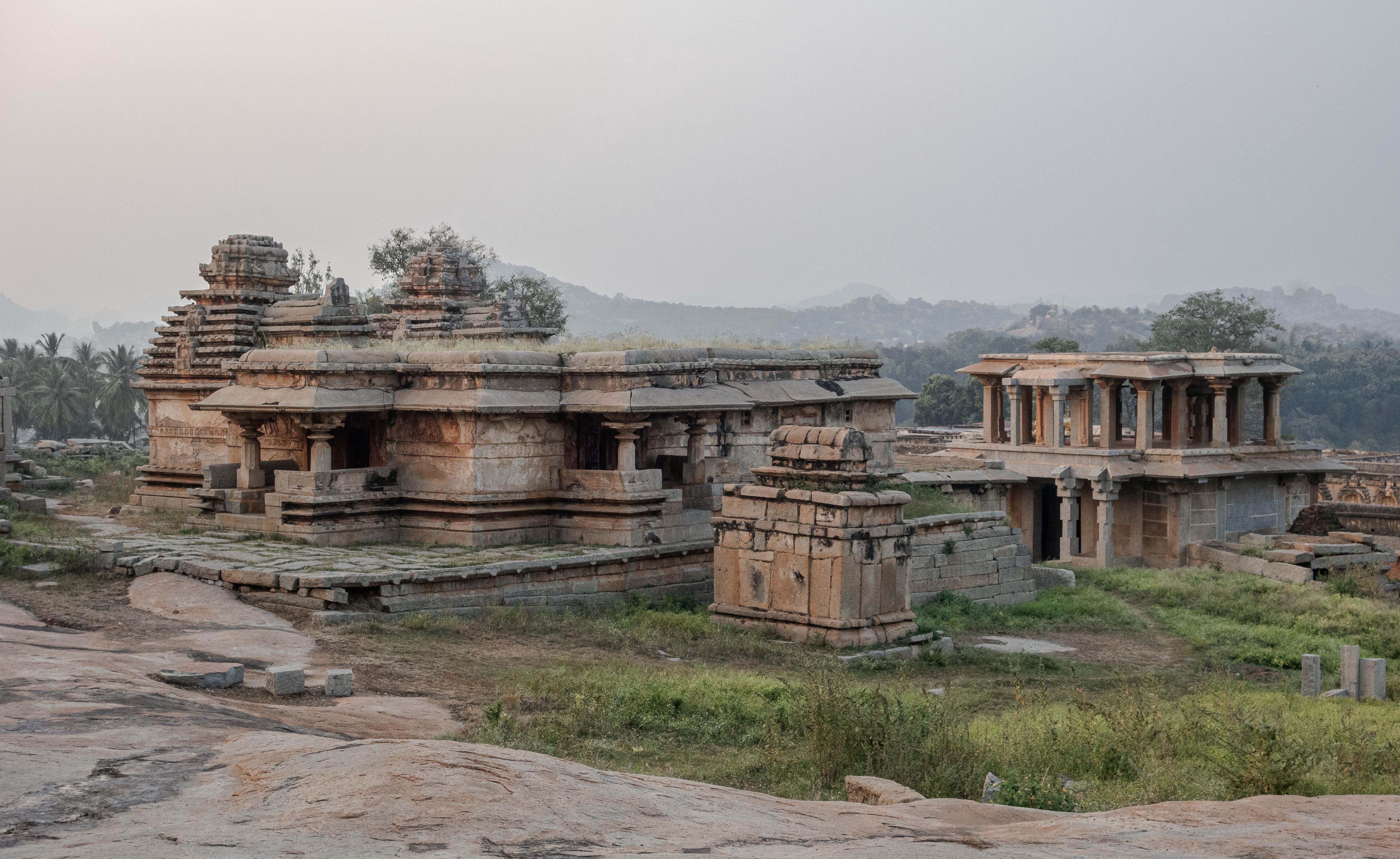 Ancient Ruins in Hampi, Karnataka, India at Dusk · Free Stock Photo