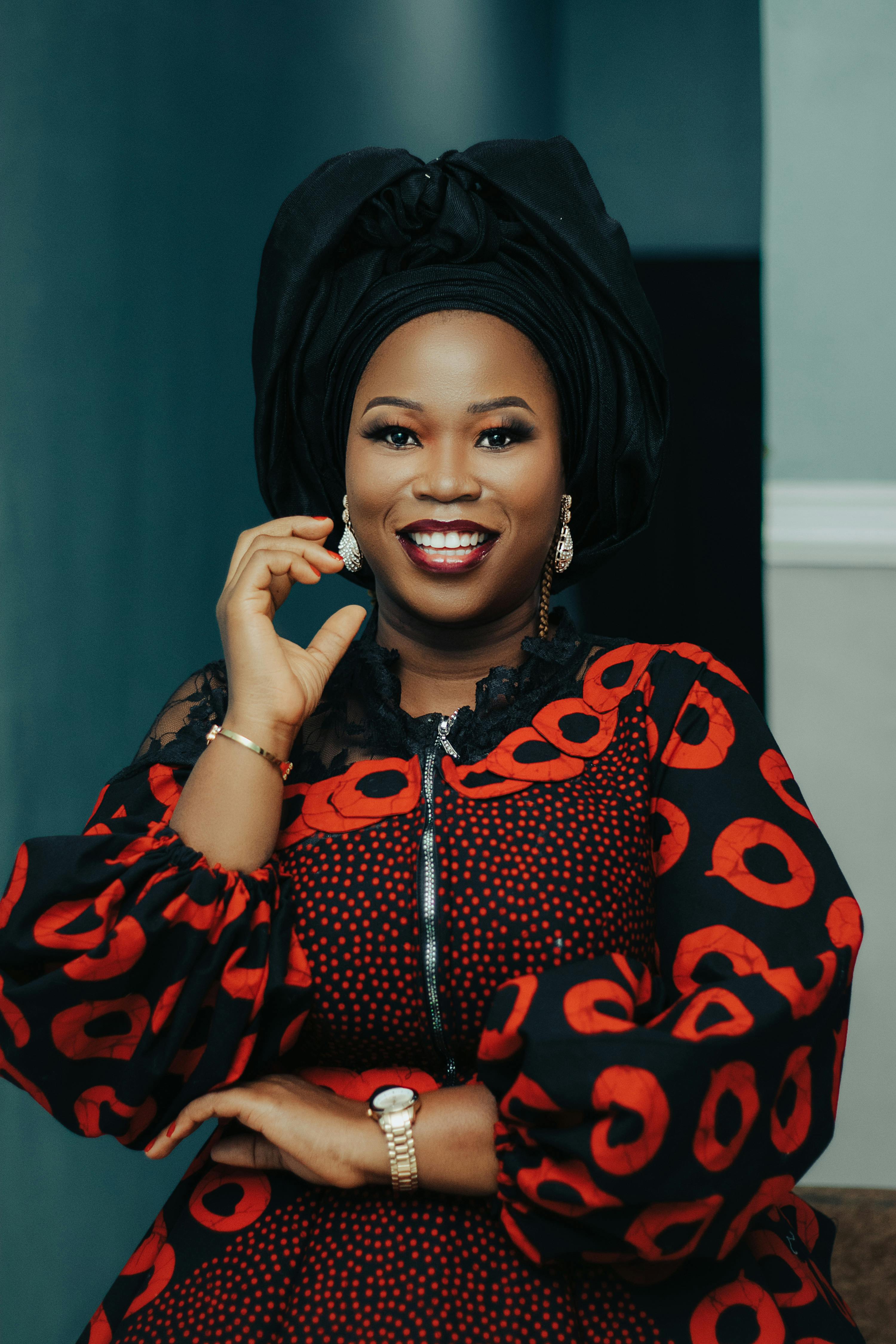 Elegant African Woman in Traditional Dress · Free Stock Photo