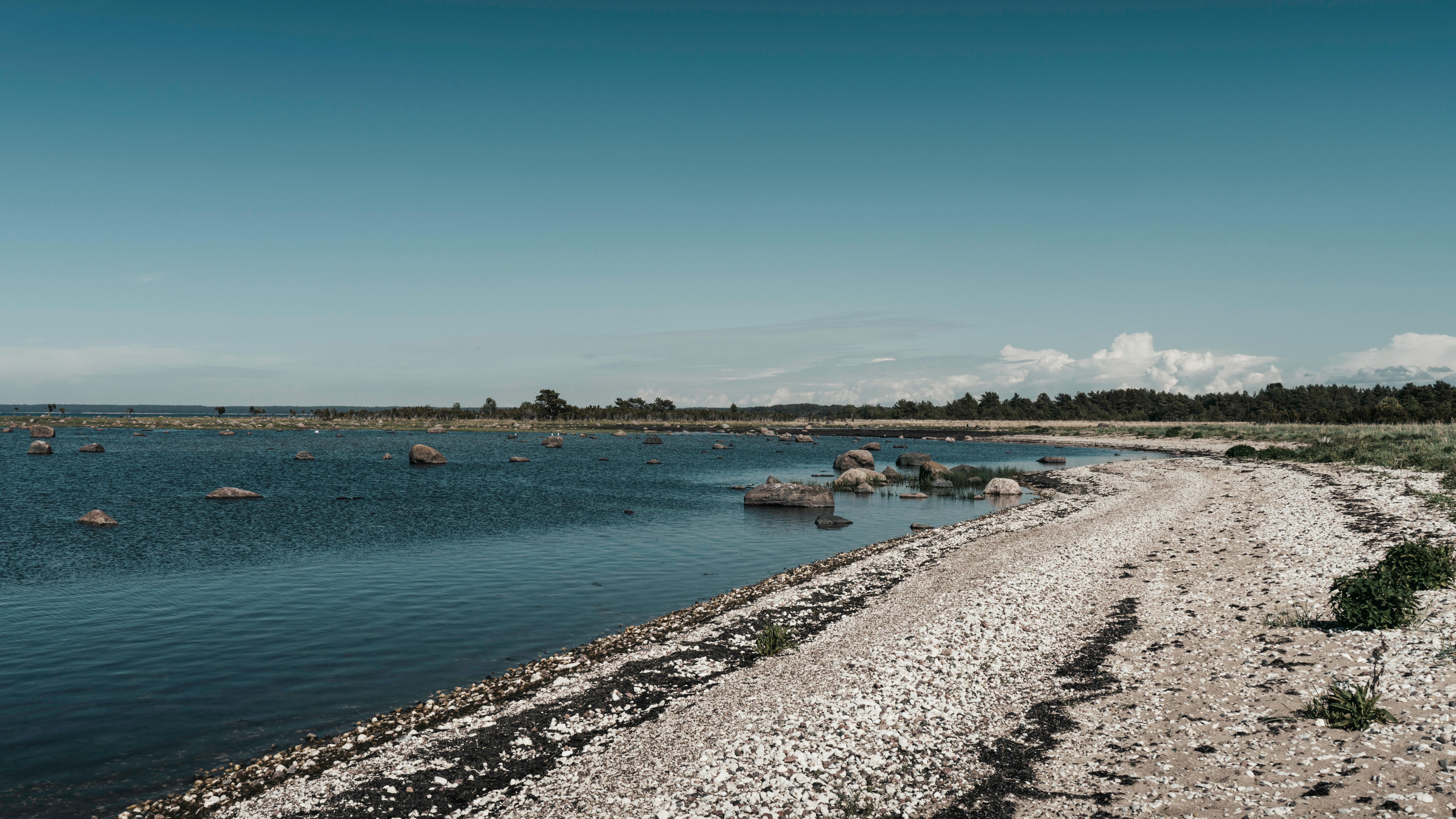 Scenic View of Cobblestone Beach in Hiiumaa · Free Stock Photo
