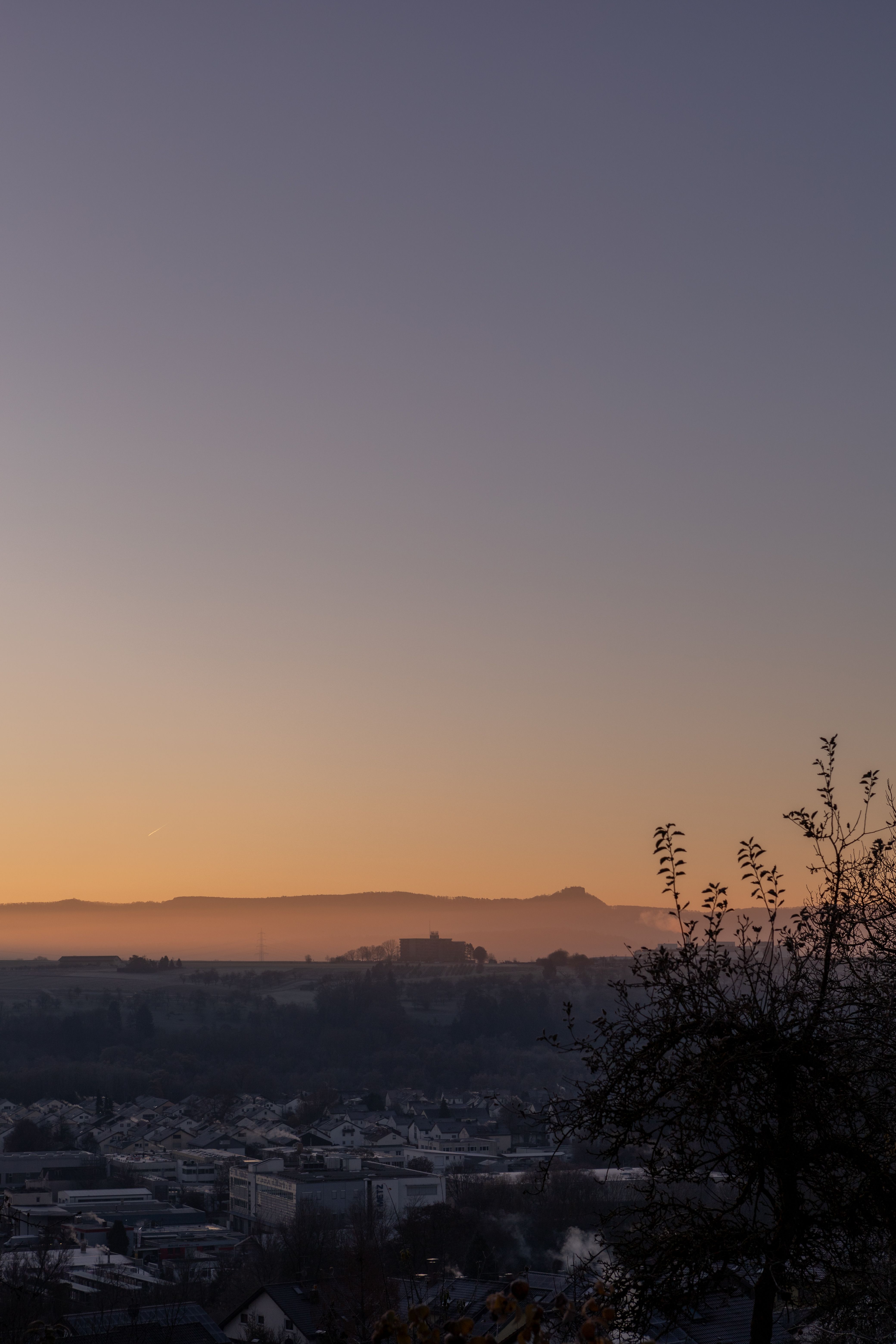 Sunset Over a Quiet Townscape · Free Stock Photo