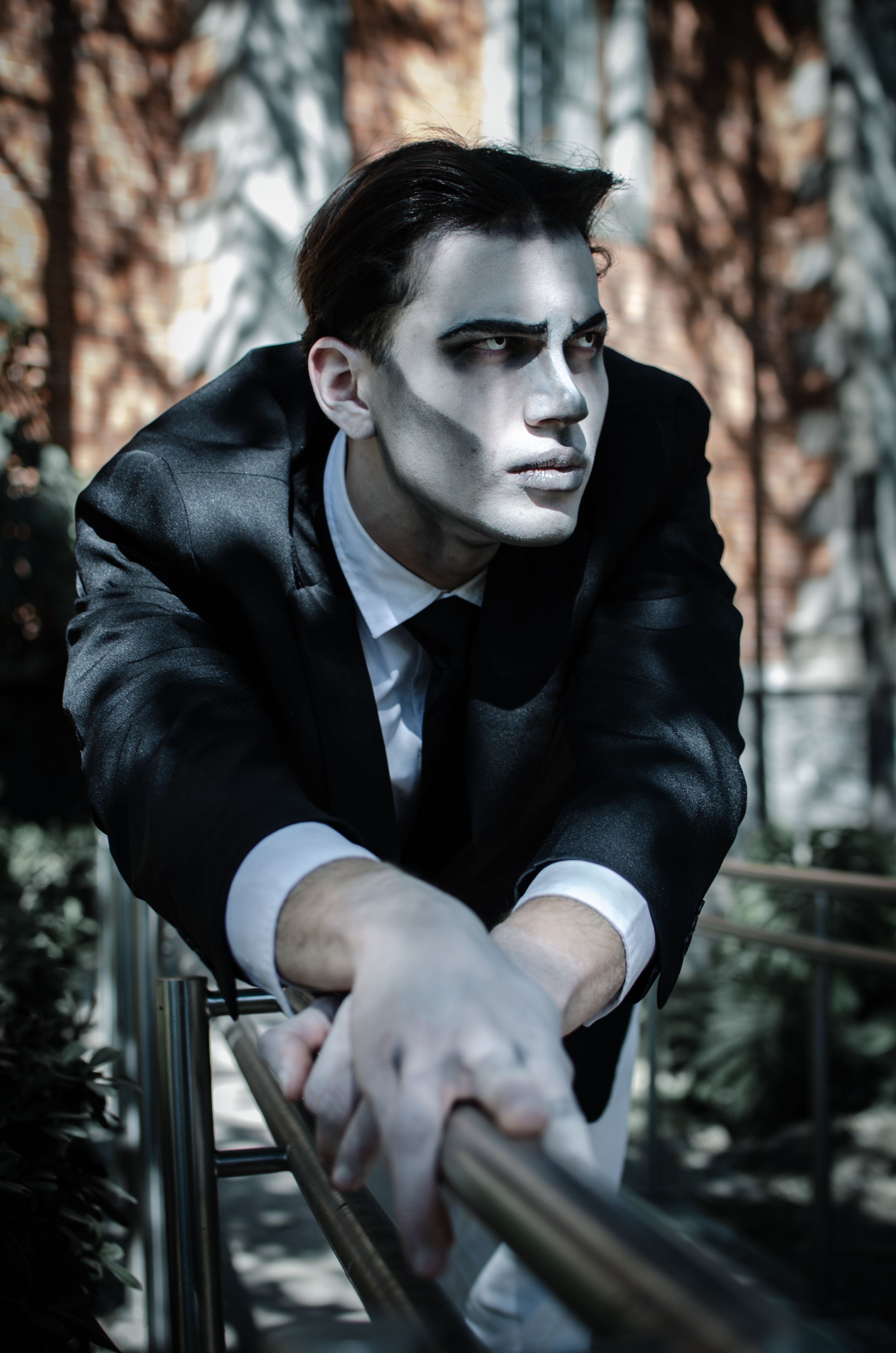 Dramatic Gothic Cosplay with Dark Shadows · Free Stock Photo