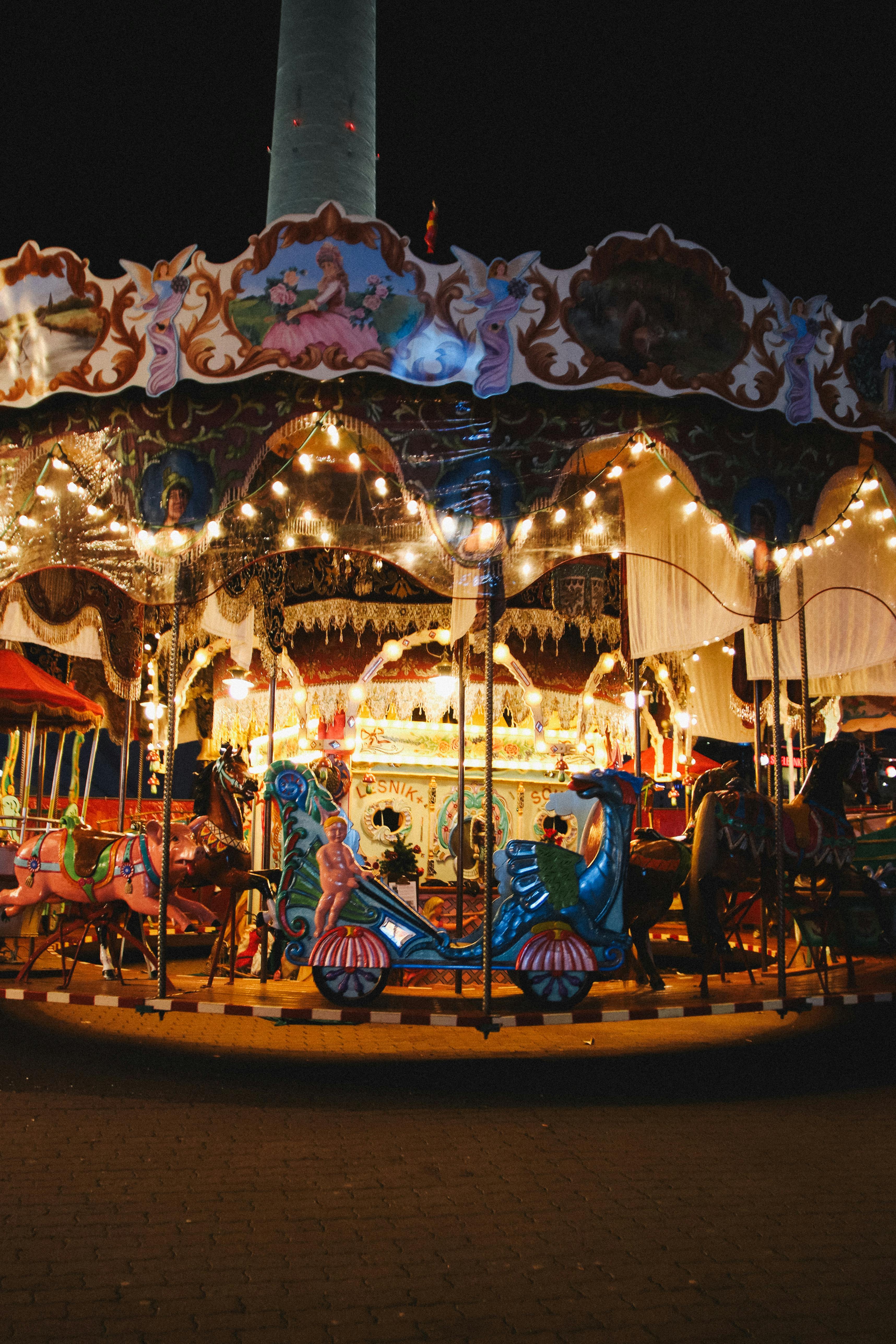 Carousel With Lights · Free Stock Photo