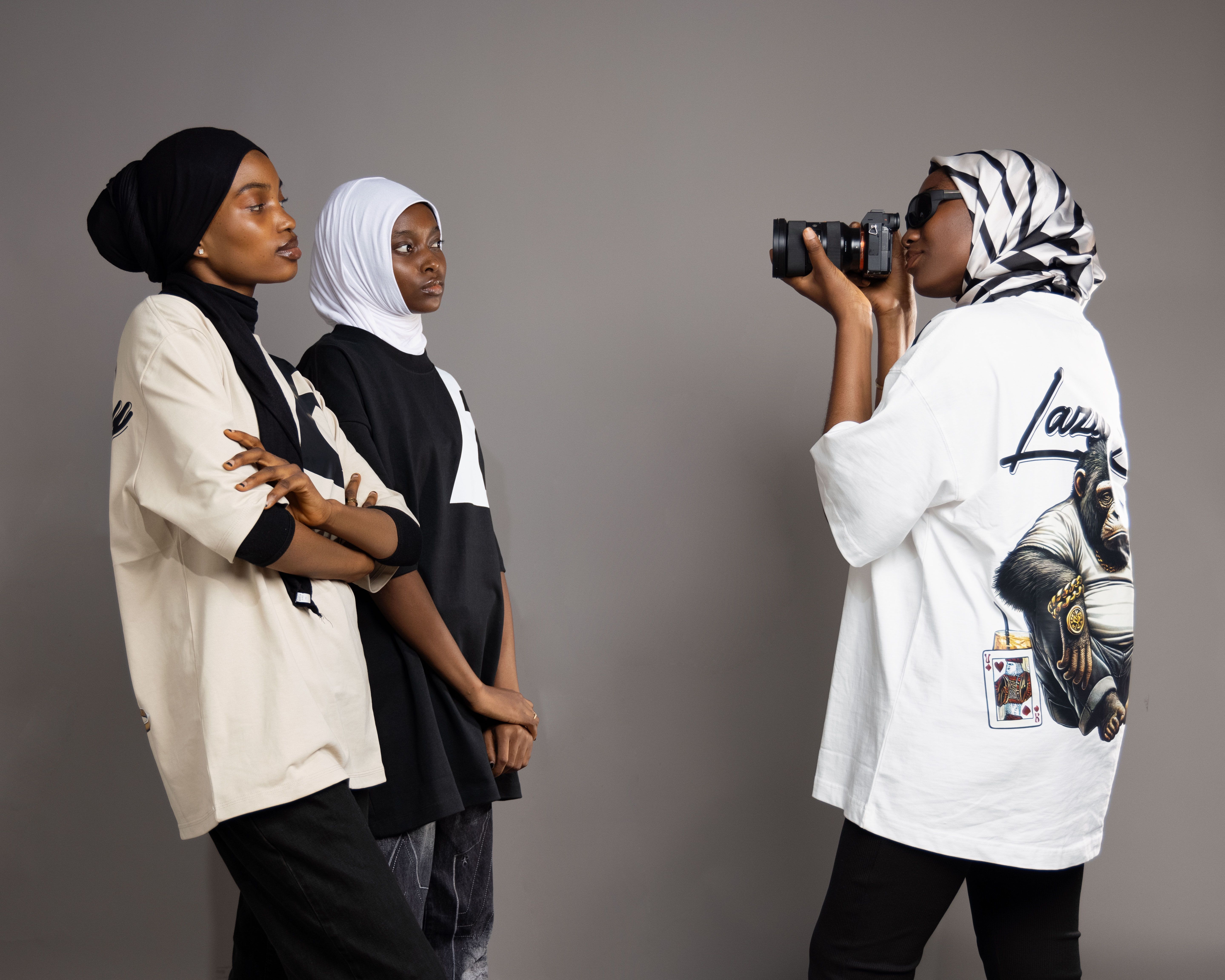 Fashionable Women in Studio Photoshoot Session · Free Stock Photo