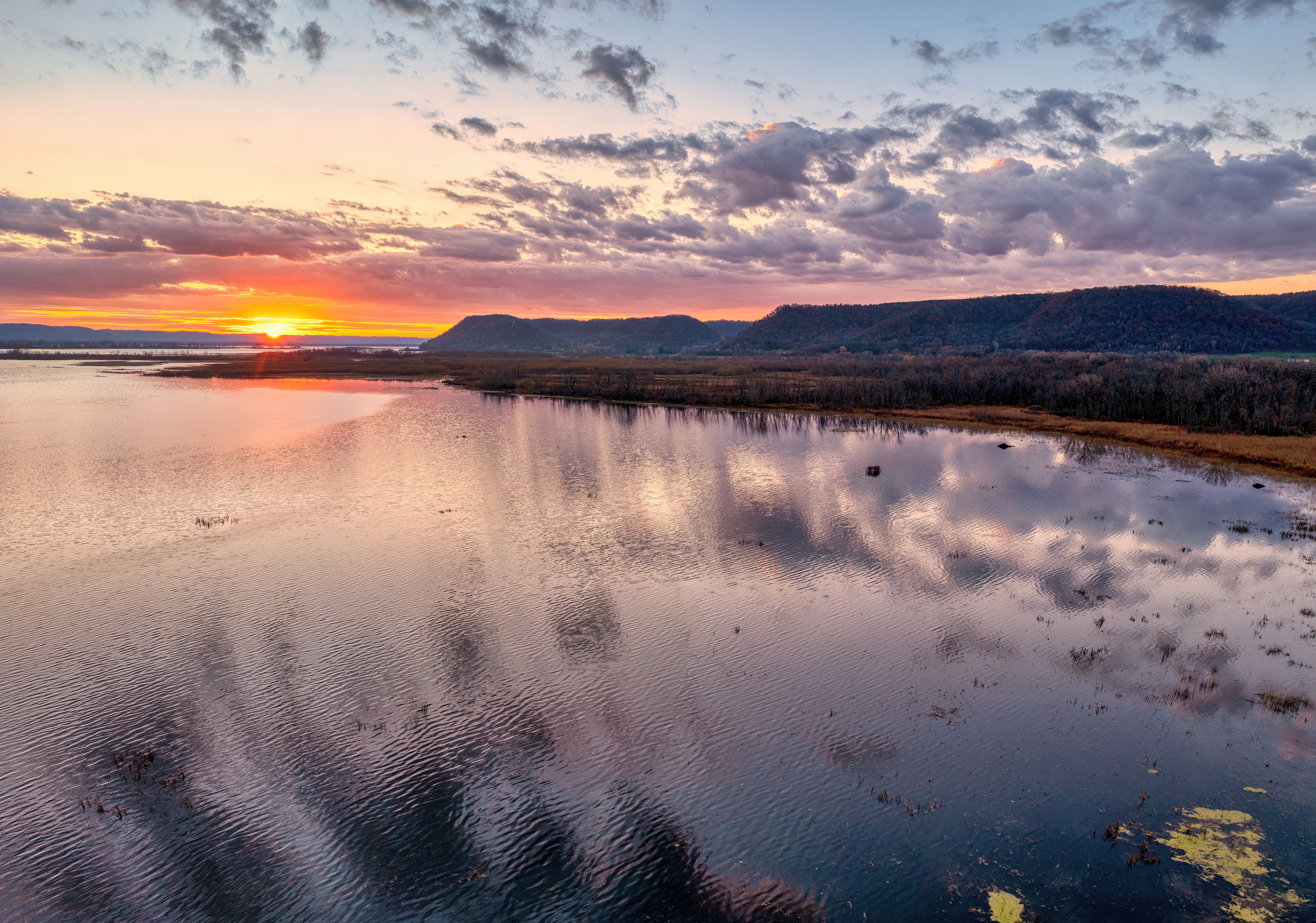 Breathtaking Sunset over Weaver Minnesota Wetlands · Free Stock Photo