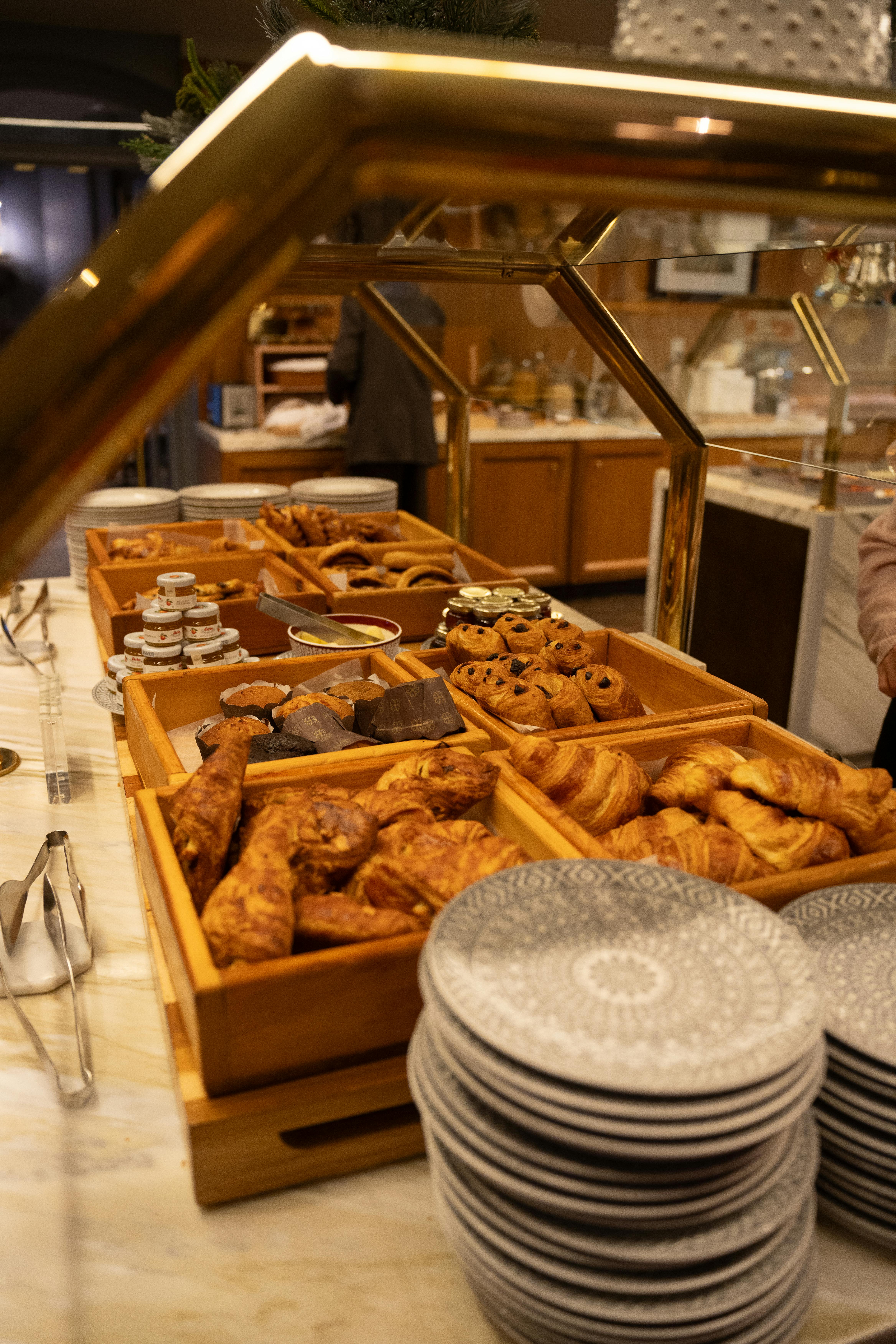 Assorted Pastry Display in Québec Patisserie · Free Stock Photo