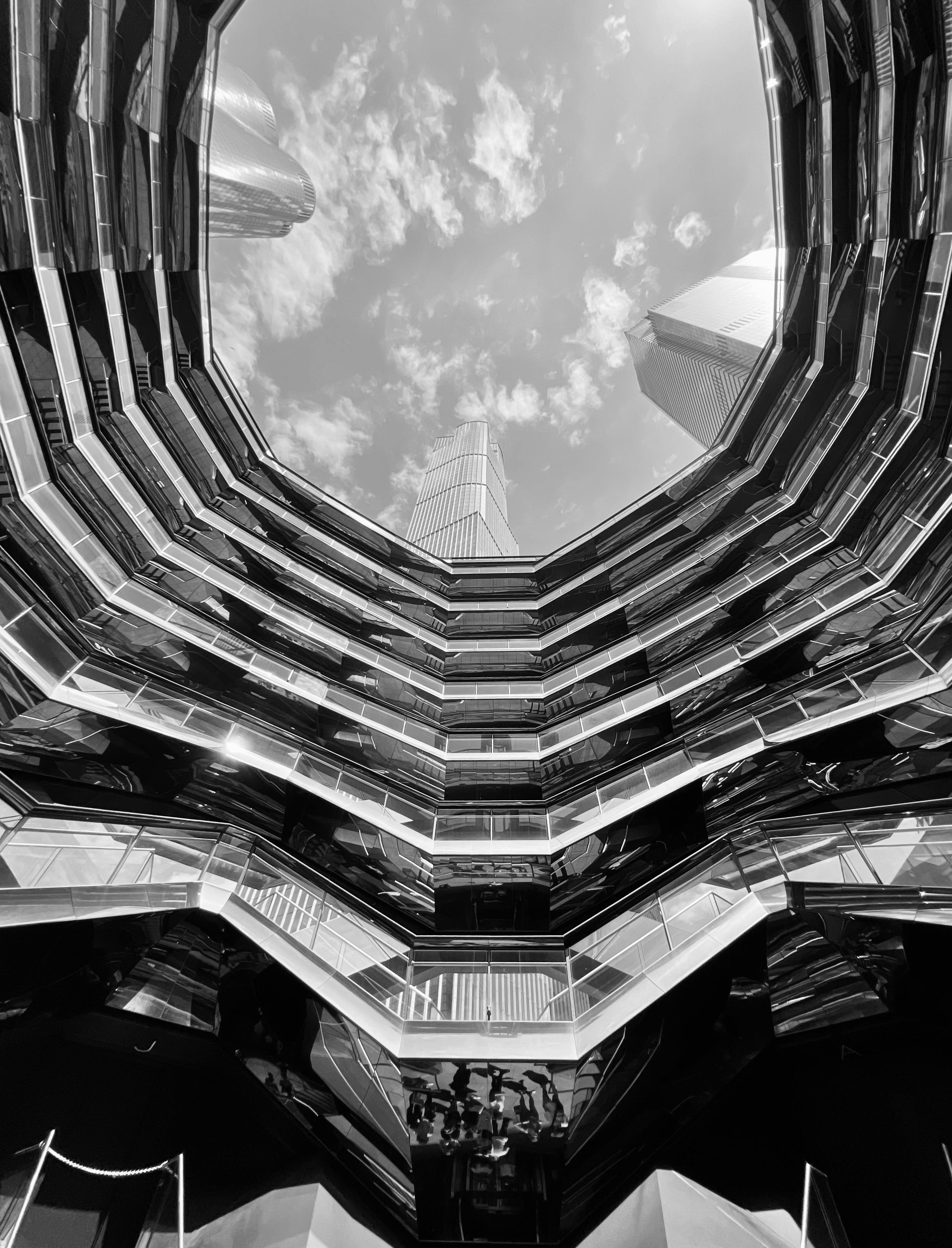 Modern Architectural Design with Sky View · Free Stock Photo