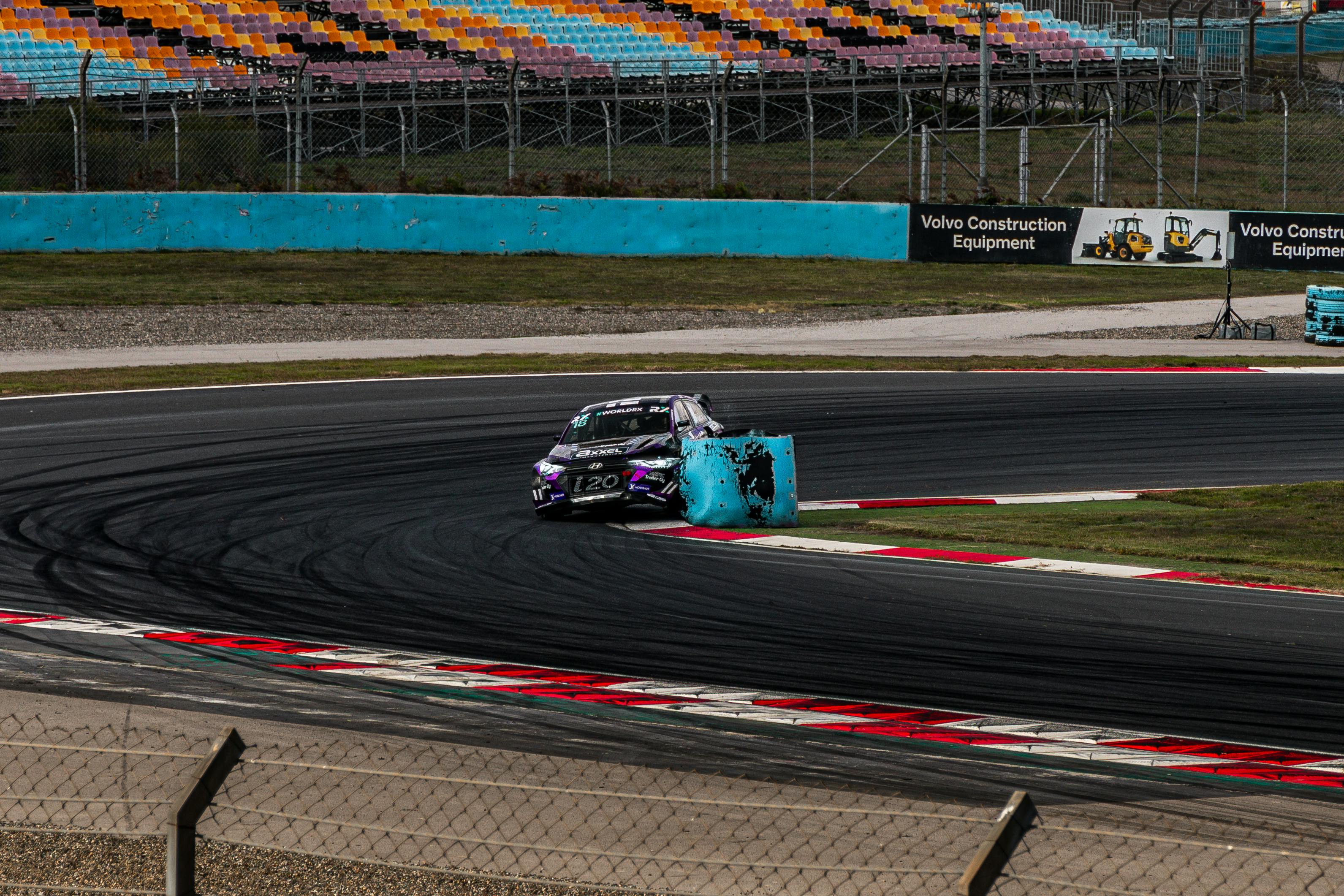 Exciting Rally Race Car on Speed Track Curve · Free Stock Photo