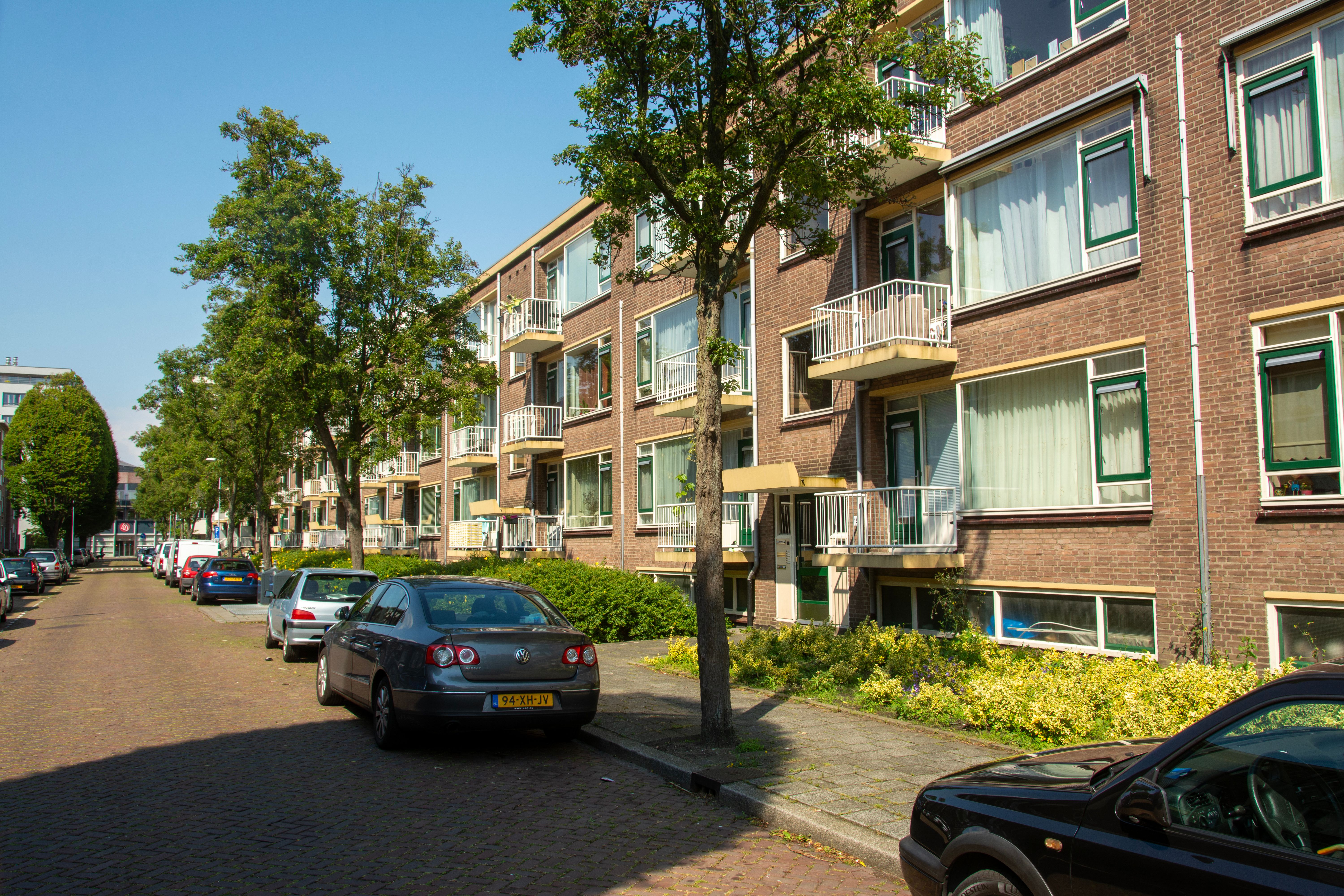 Apartment Buildings in Voorburg Street View · Free Stock Photo