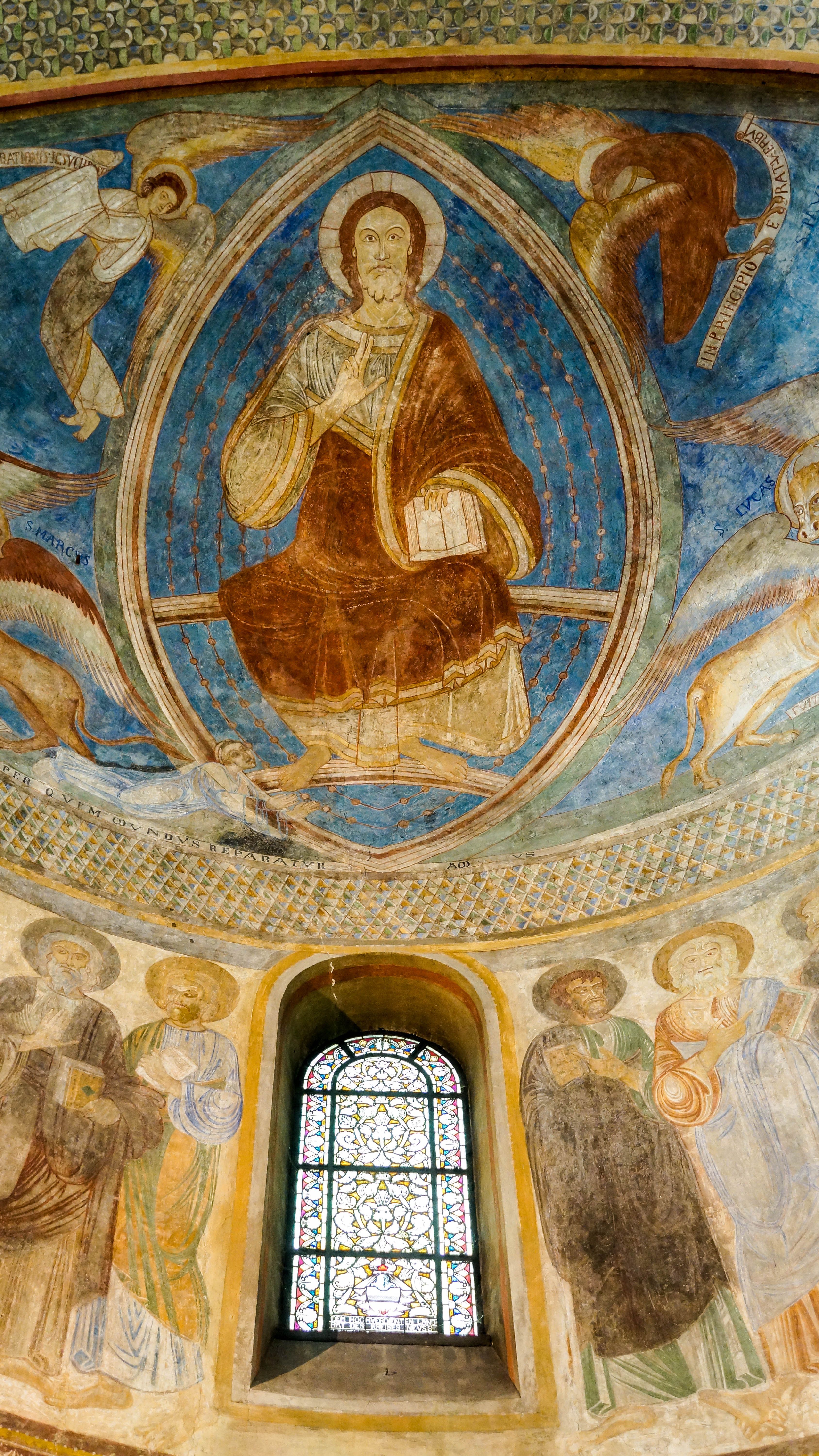 Intricate Religious Fresco in Historic Church · Free Stock Photo