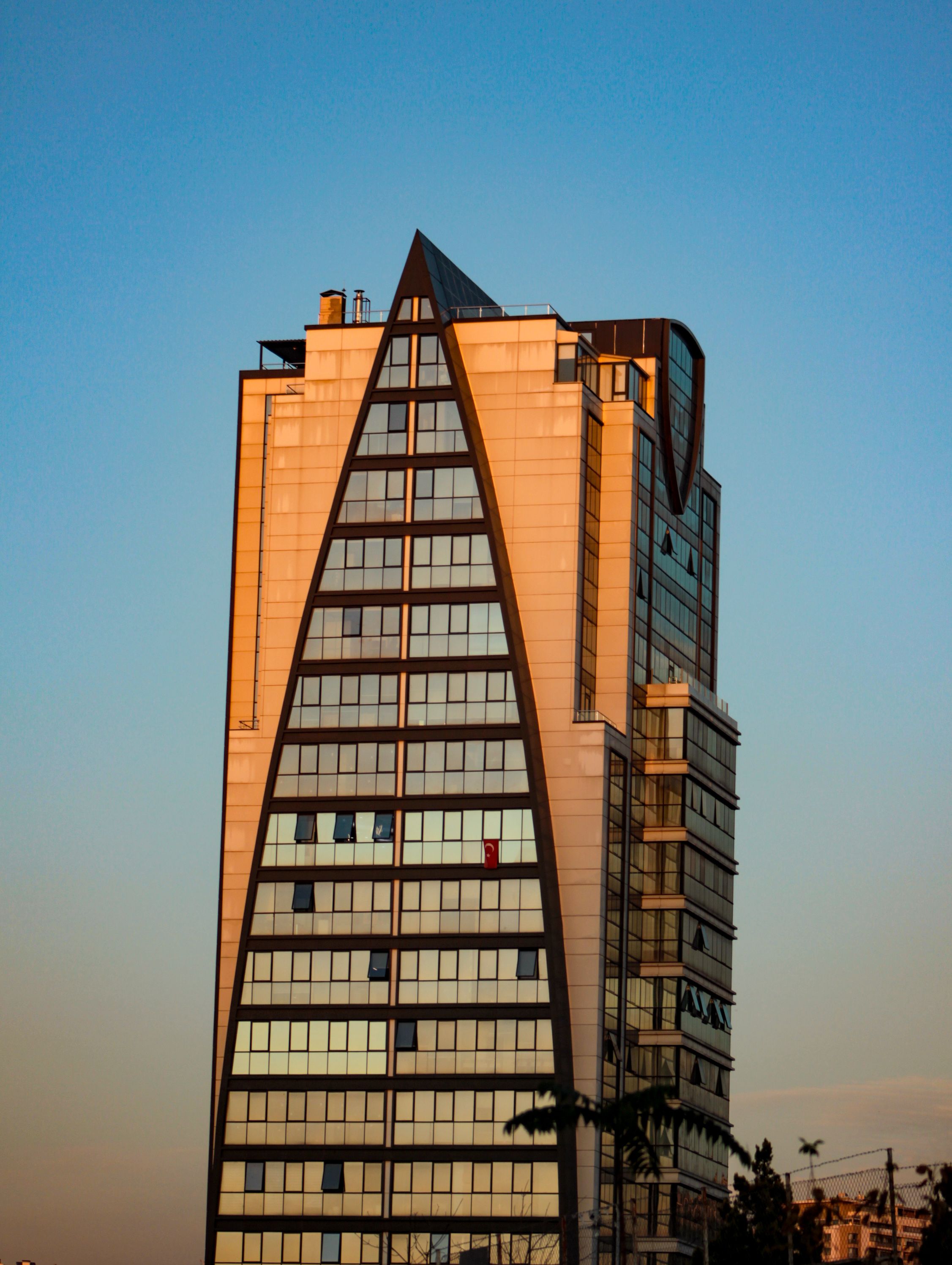 Modern Architectural Building in Ankara at Sunset · Free Stock Photo