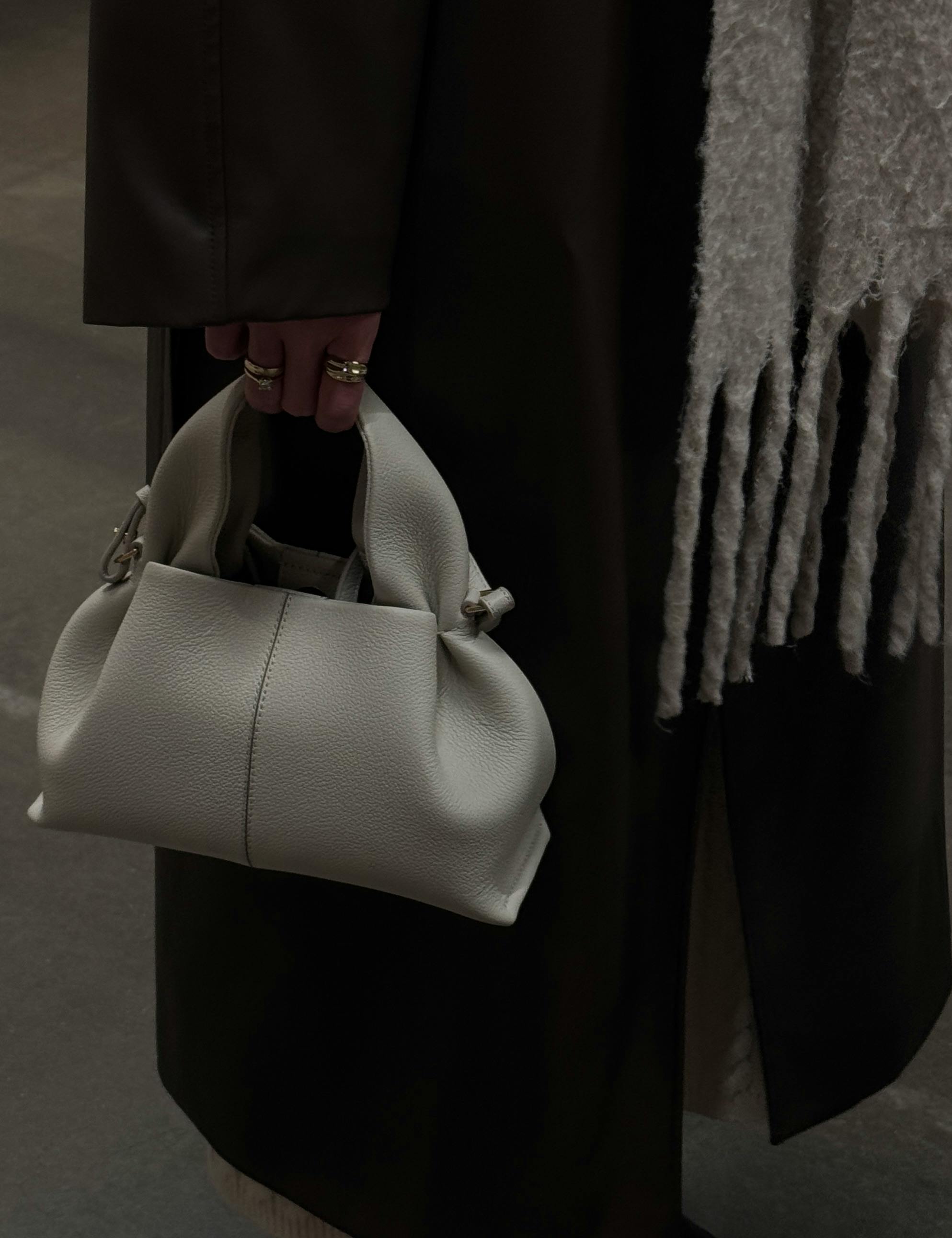 Chic Handbag with Cozy Fall Fashion Outfit · Free Stock Photo