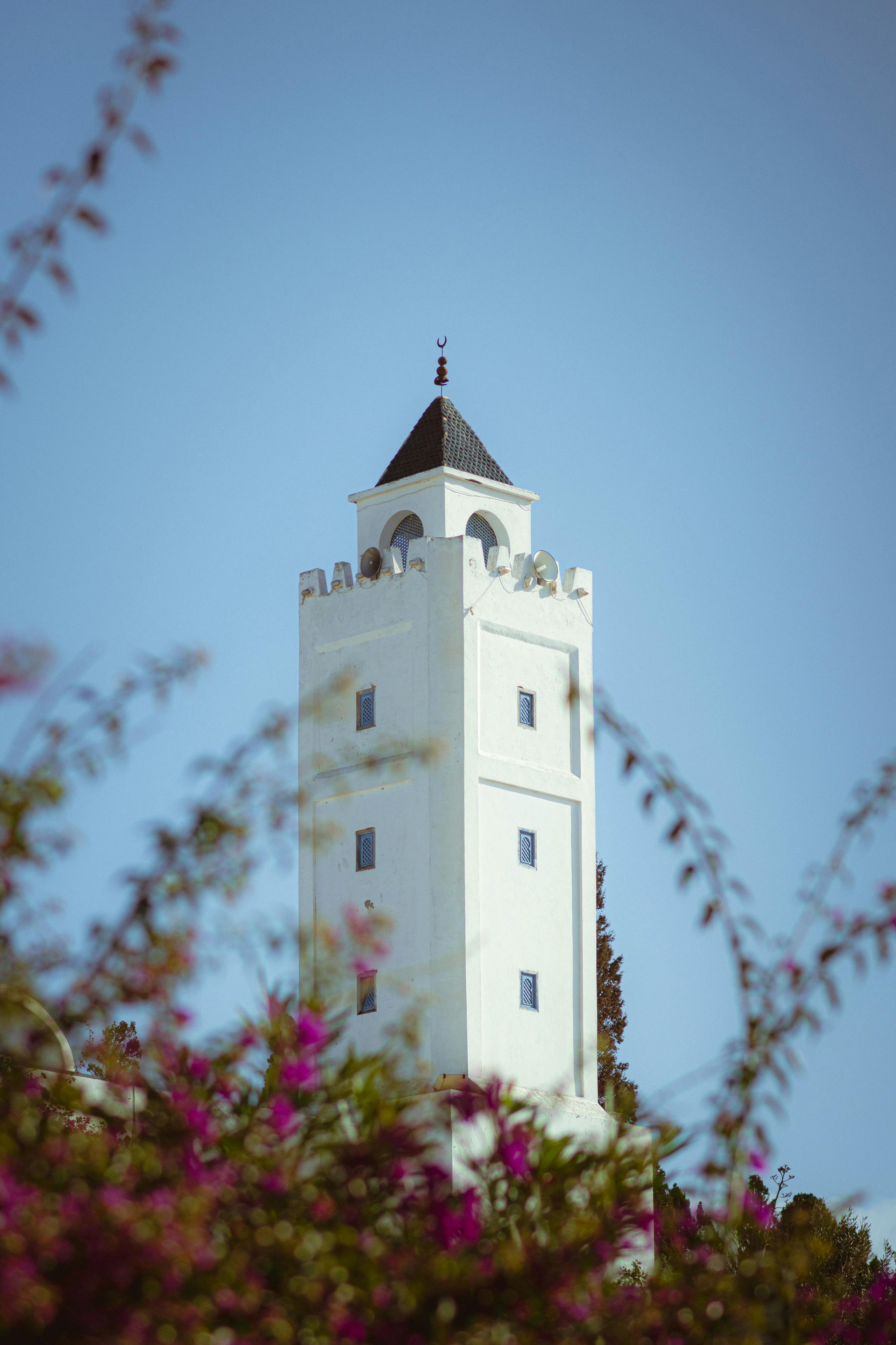 Islamic Minaret Tower in Carthage, Tunisia · Free Stock Photo