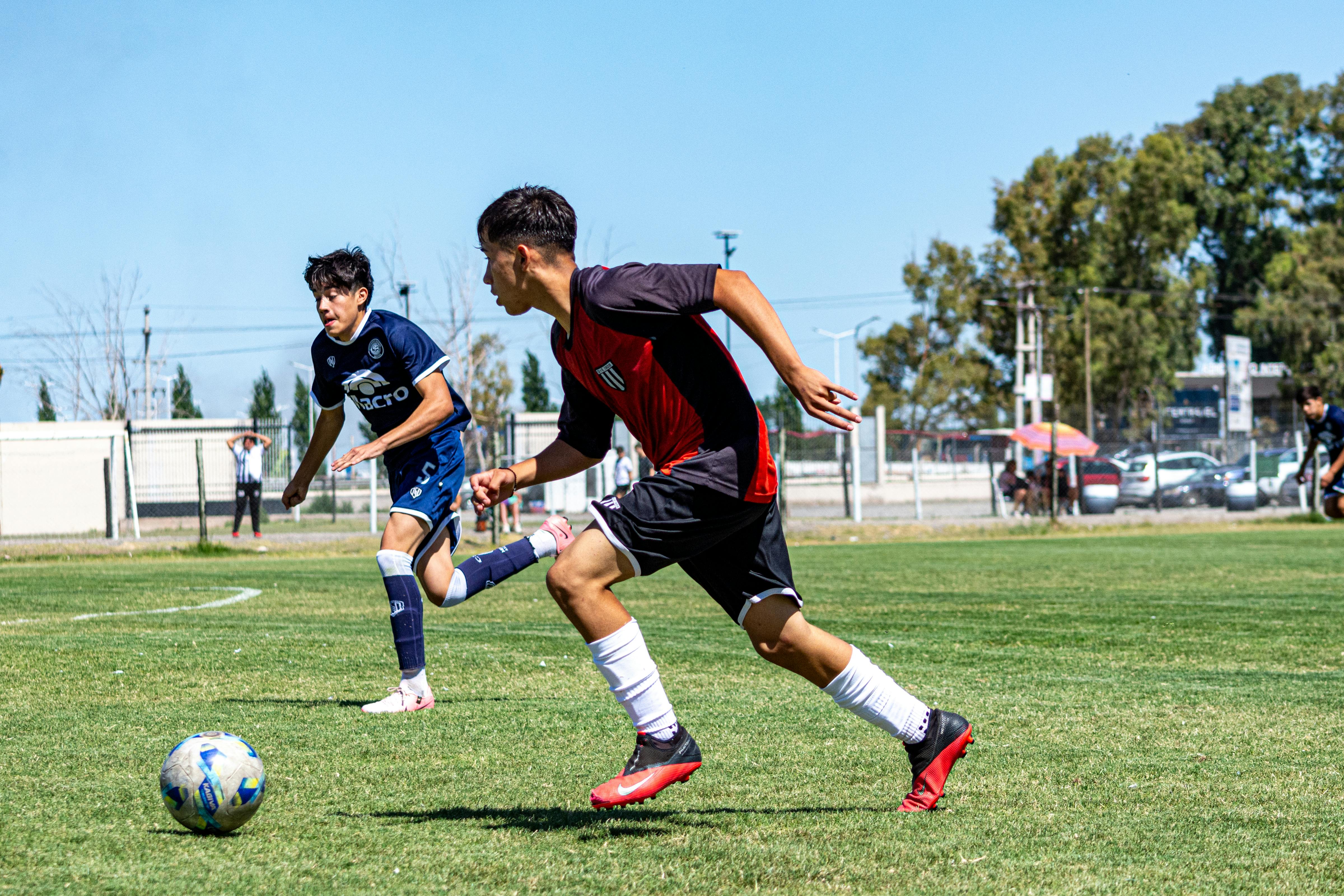 Intense Outdoor Soccer Match Action Shot · Free Stock Photo