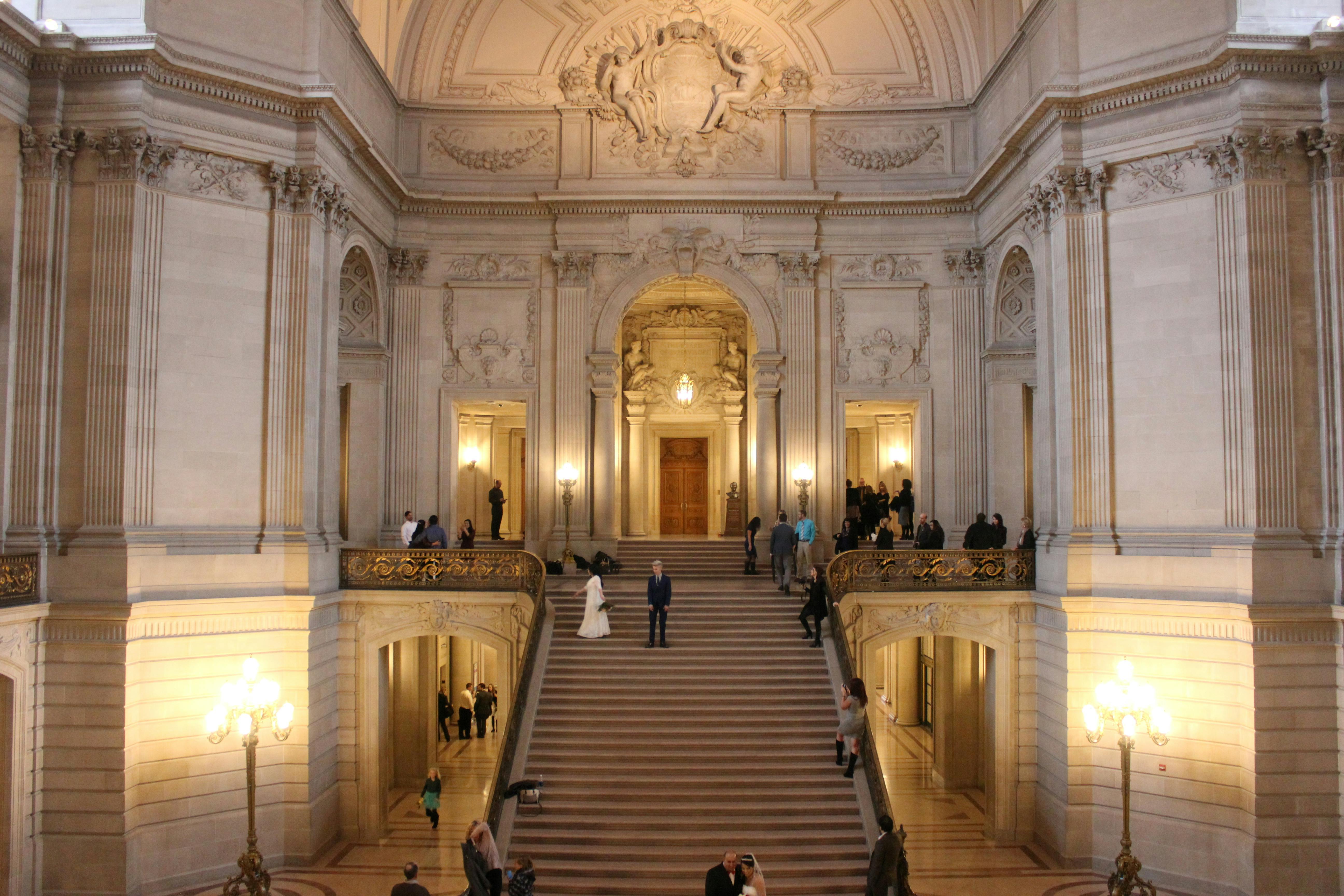 Grand San Francisco City Hall Interior View · Free Stock Photo