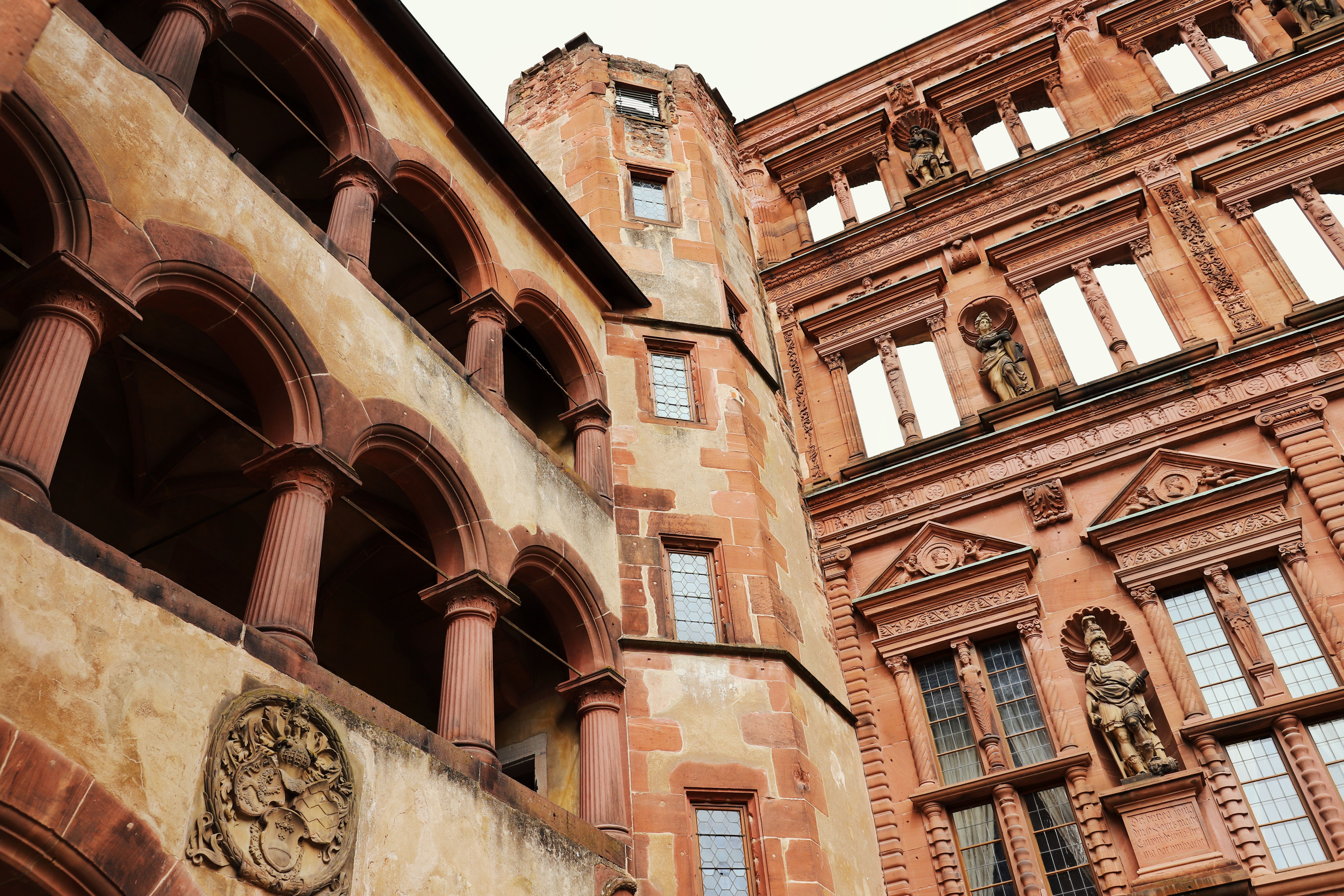 Heidelberg Castle Architectural Detail in Germany · Free Stock Photo