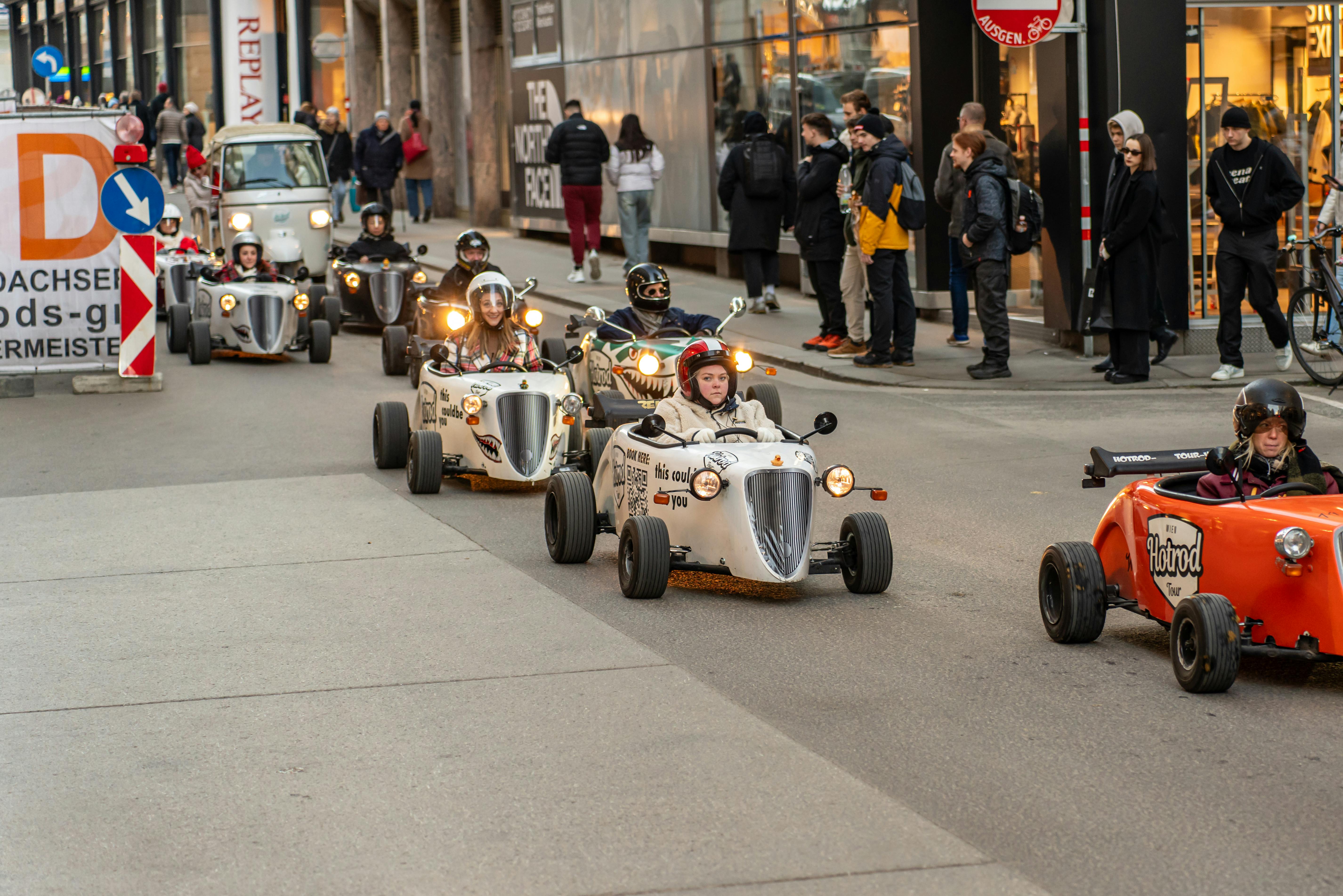 Street Parade with Miniature Cars in Vienna · Free Stock Photo