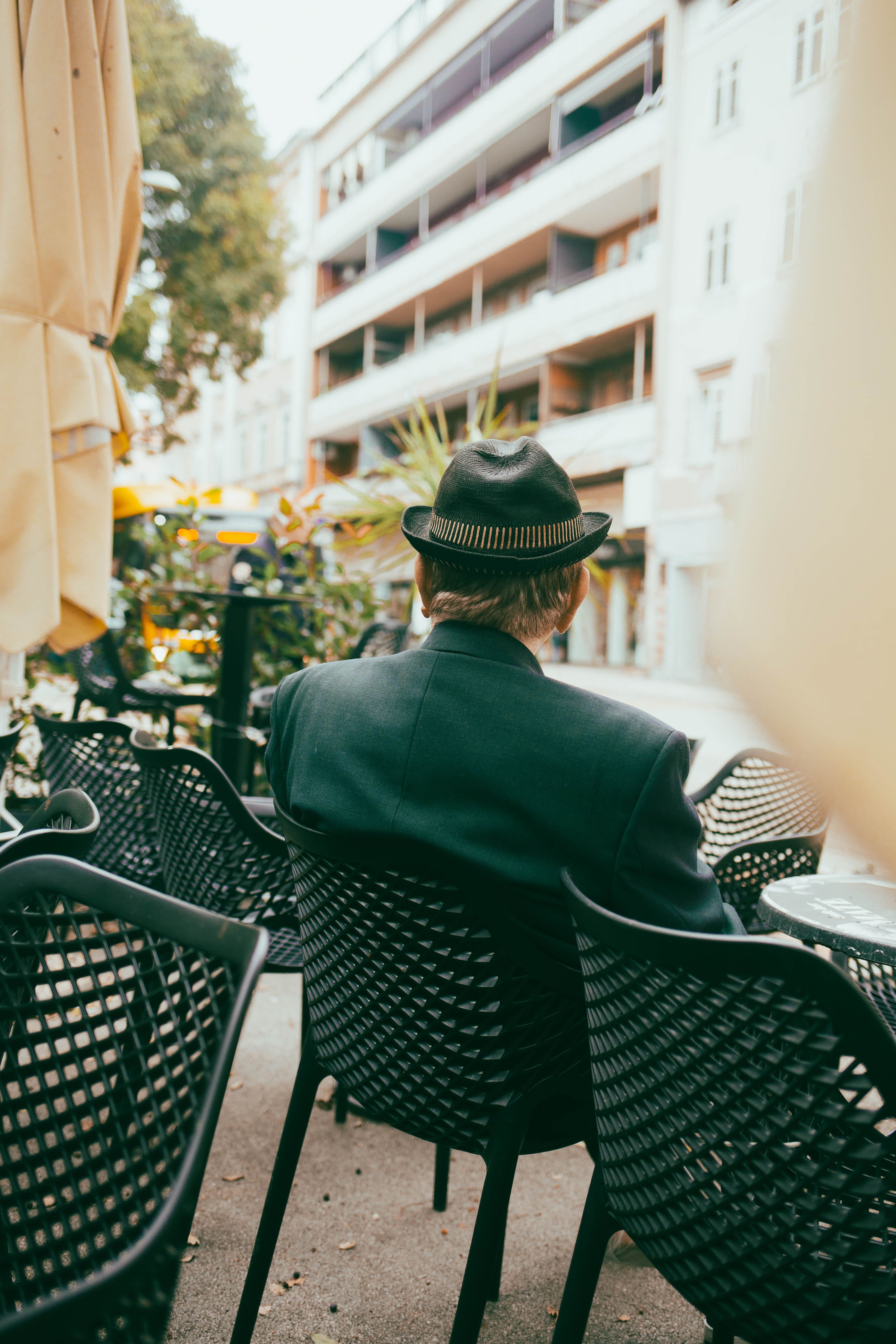 Man Relaxing in Outdoor Café in Pula, Croatia · Free Stock Photo