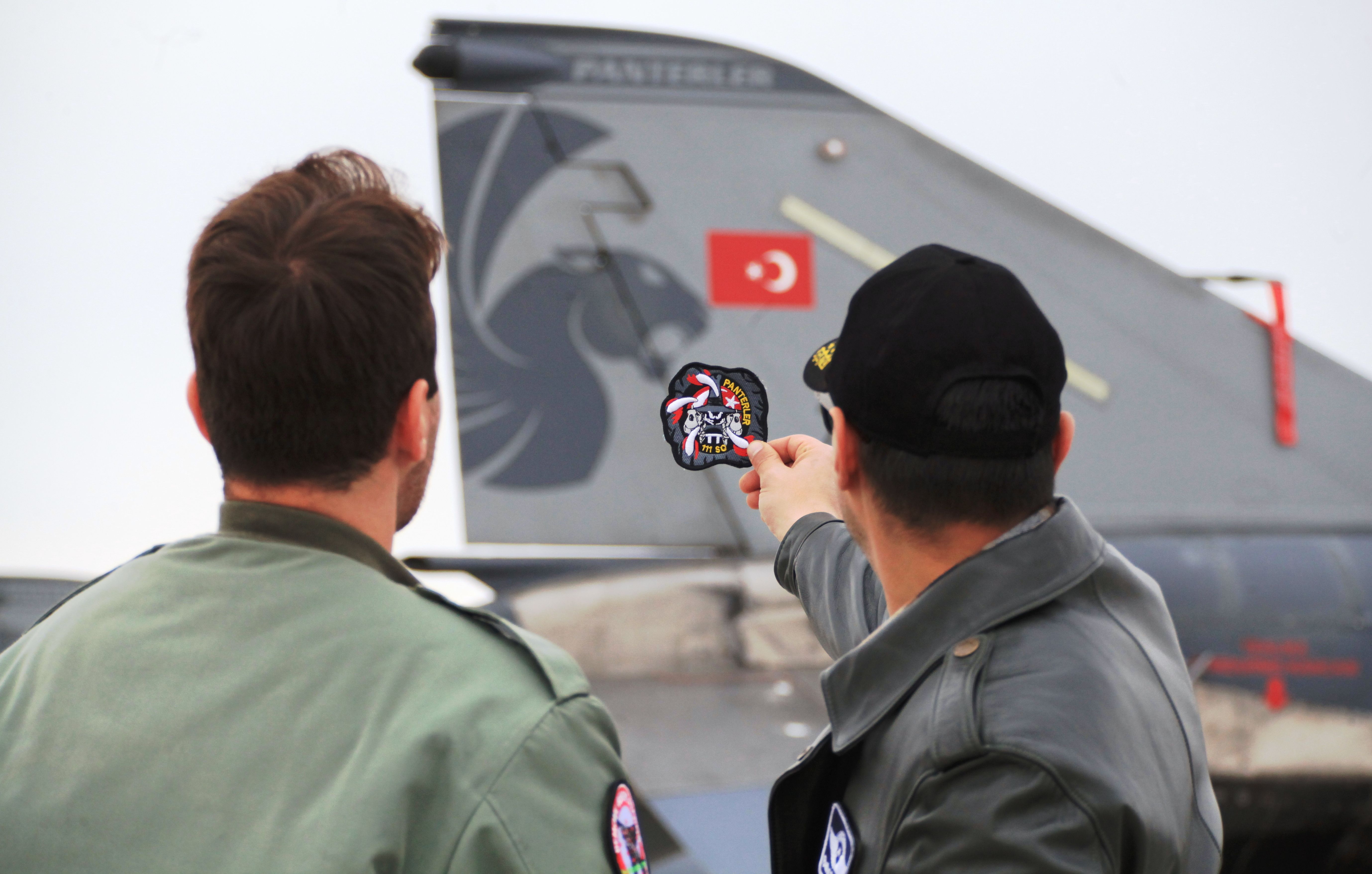 Turkish Air Force Personnel with Military Jet · Free Stock Photo