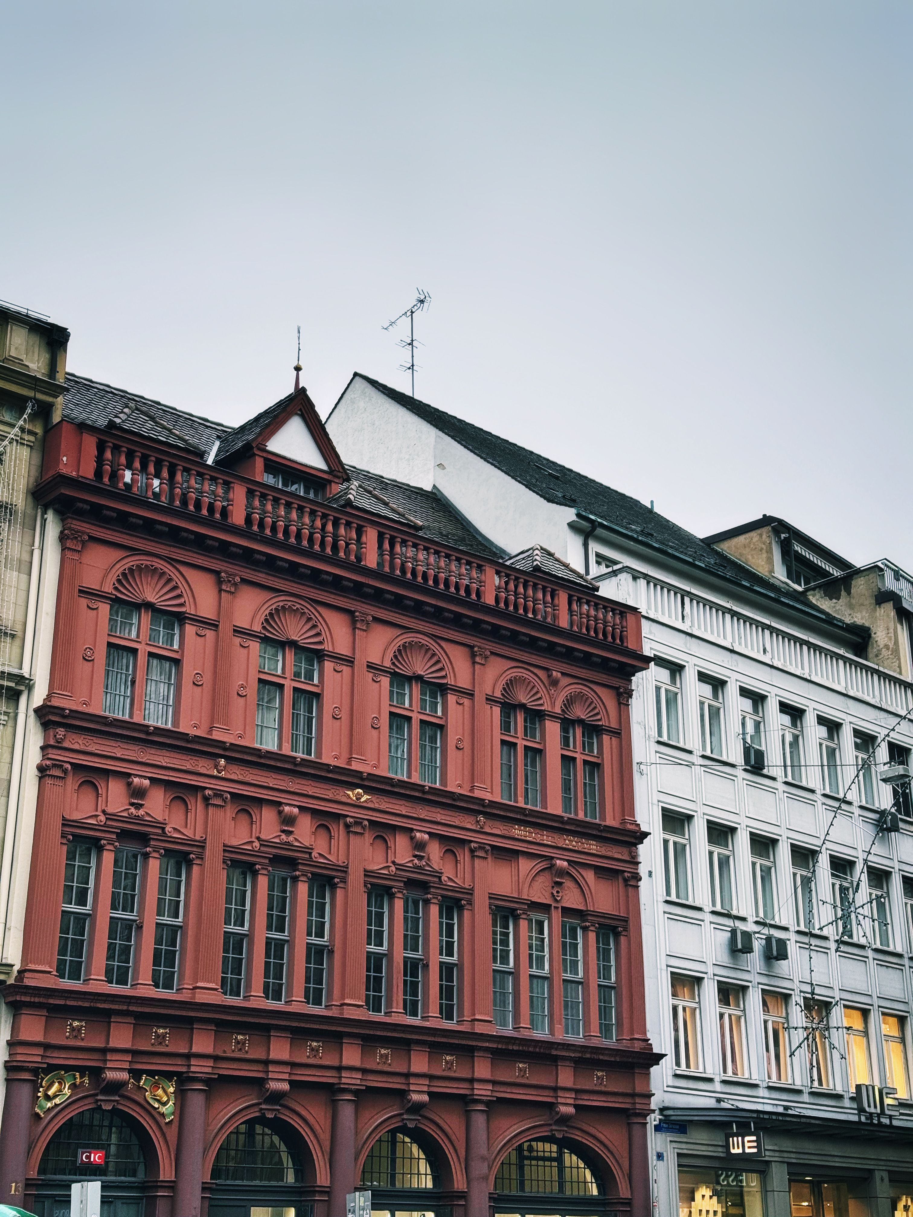 Historic European Architecture Street Scene · Free Stock Photo