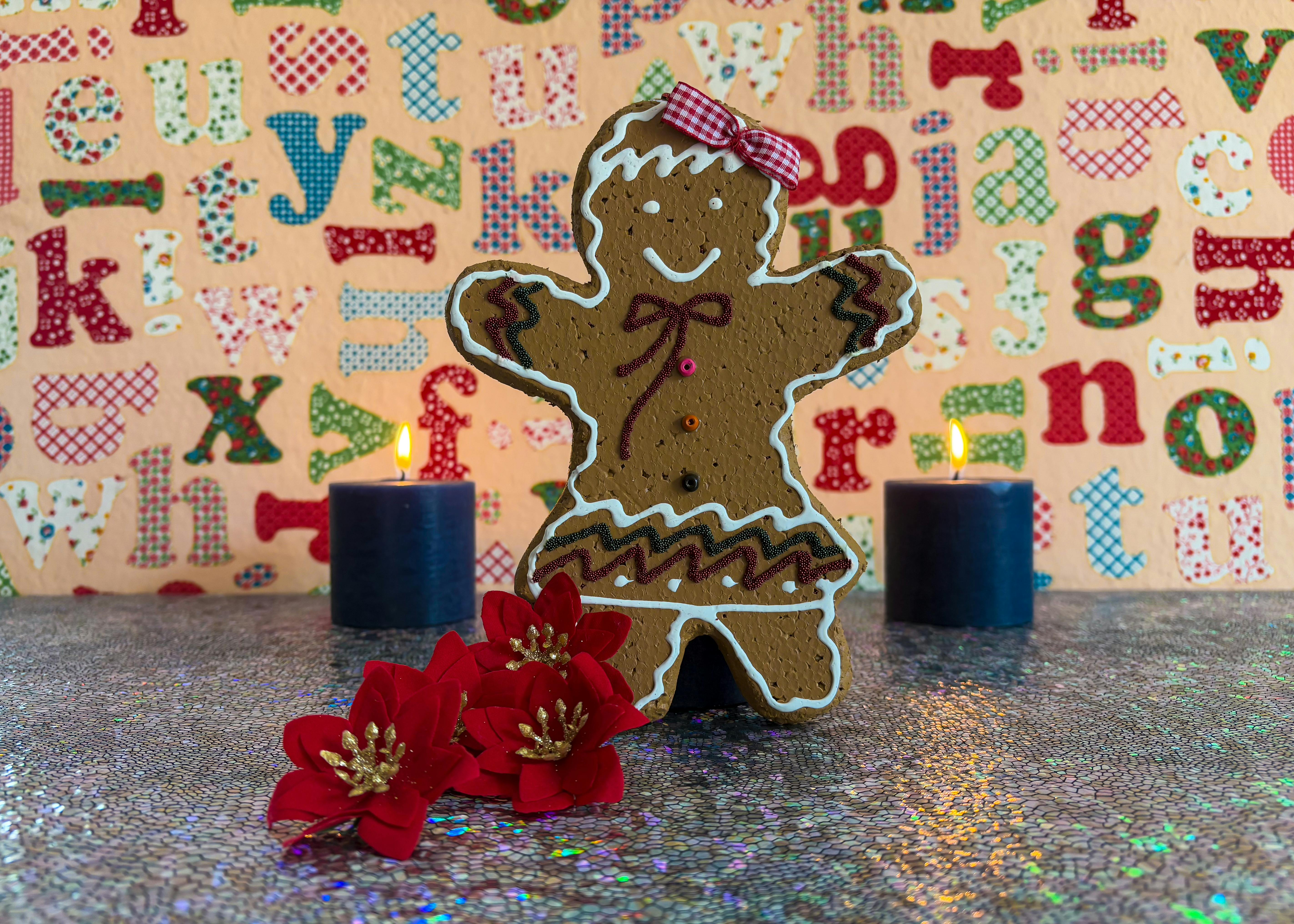 A Gingerbread Man on a Hot Drink · Free Stock Photo