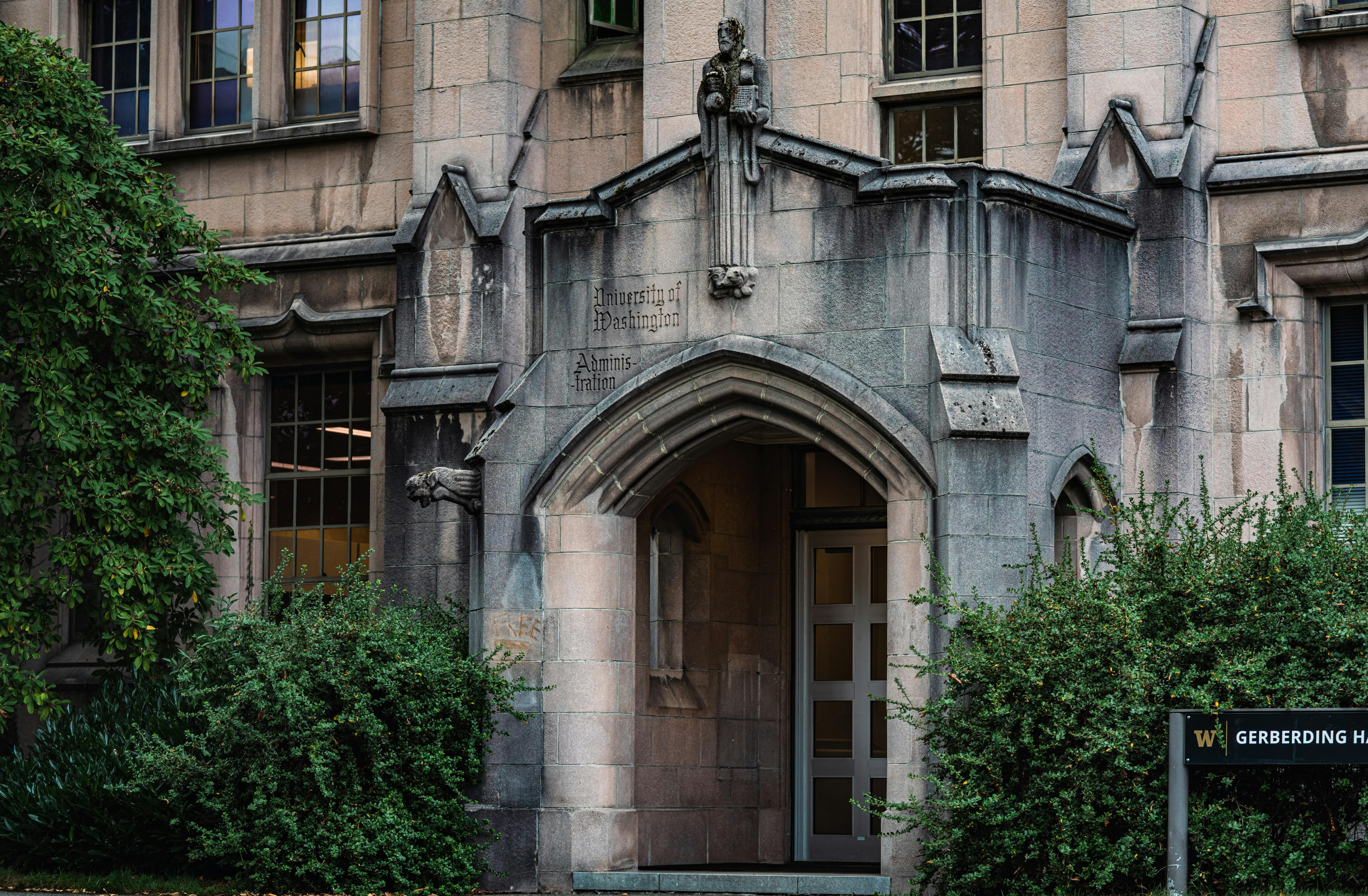 Architectural Entrance of University Building · Free Stock Photo