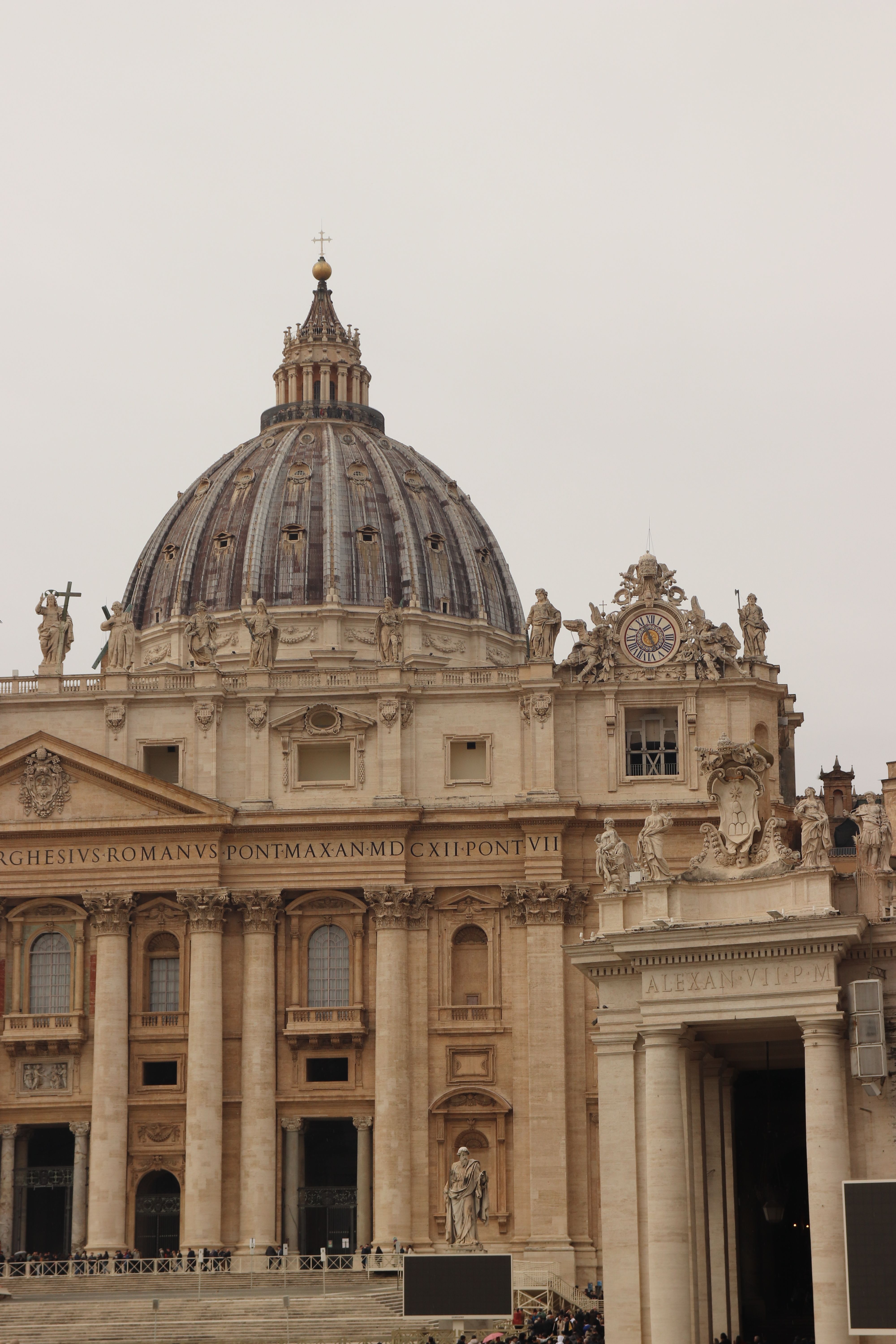 St. Peter's Basilica Exterior in Vatican City · Free Stock Photo