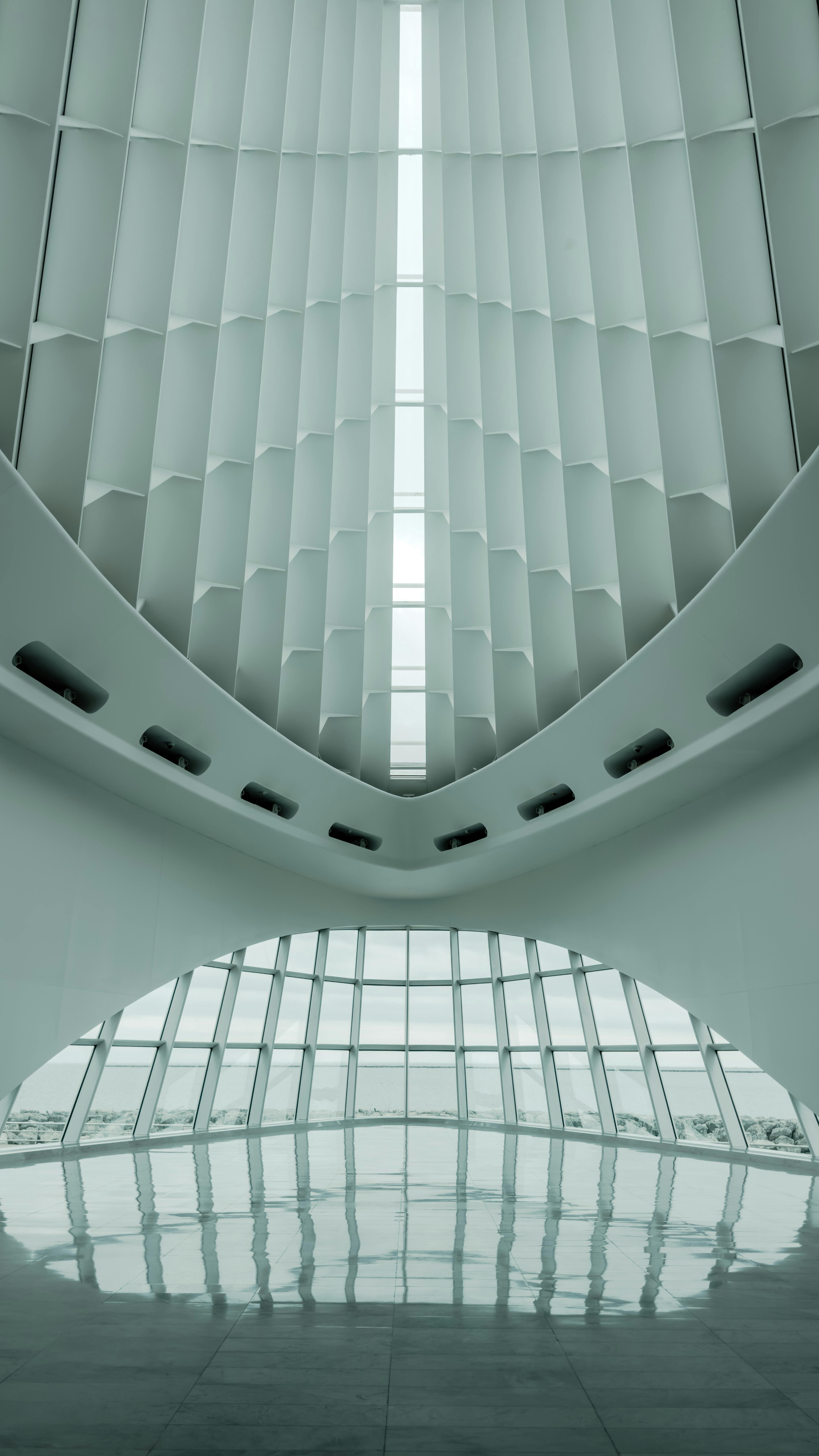 Modern Futuristic Architecture Interior Design · Free Stock Photo