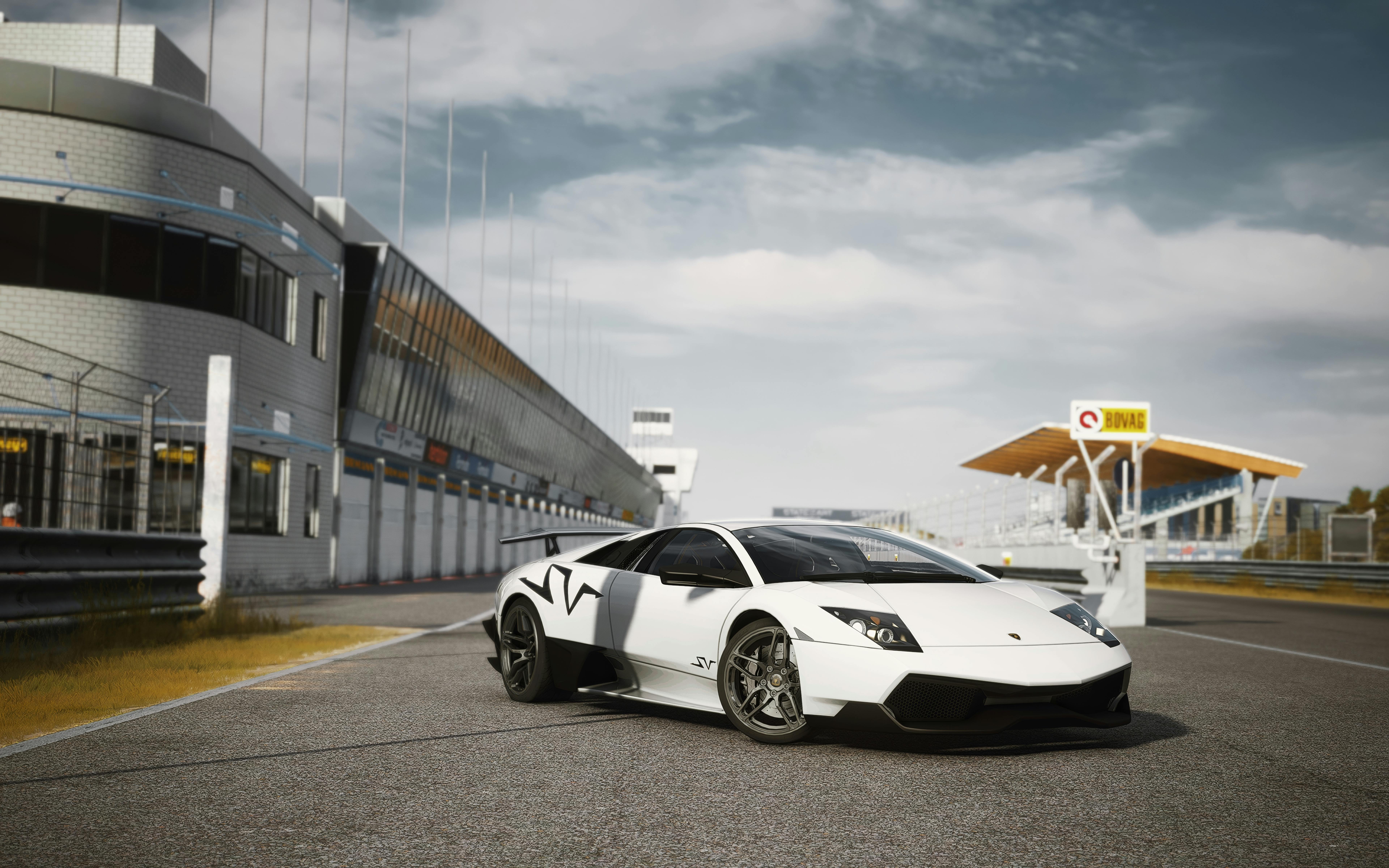 Lamborghini Murcielago at Race Track · Free Stock Photo