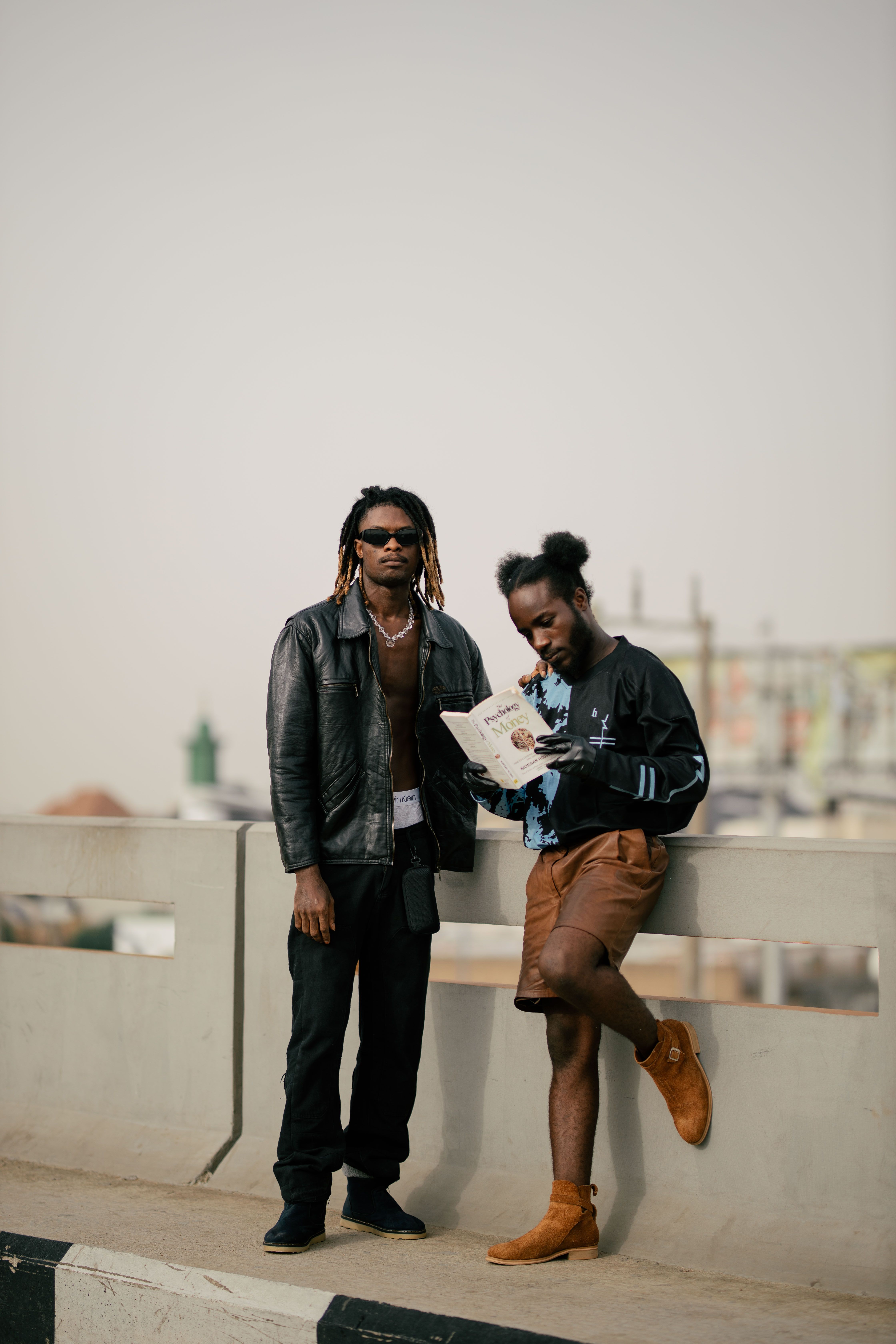 Urban Fashion Portrait of Two Stylish Men · Free Stock Photo