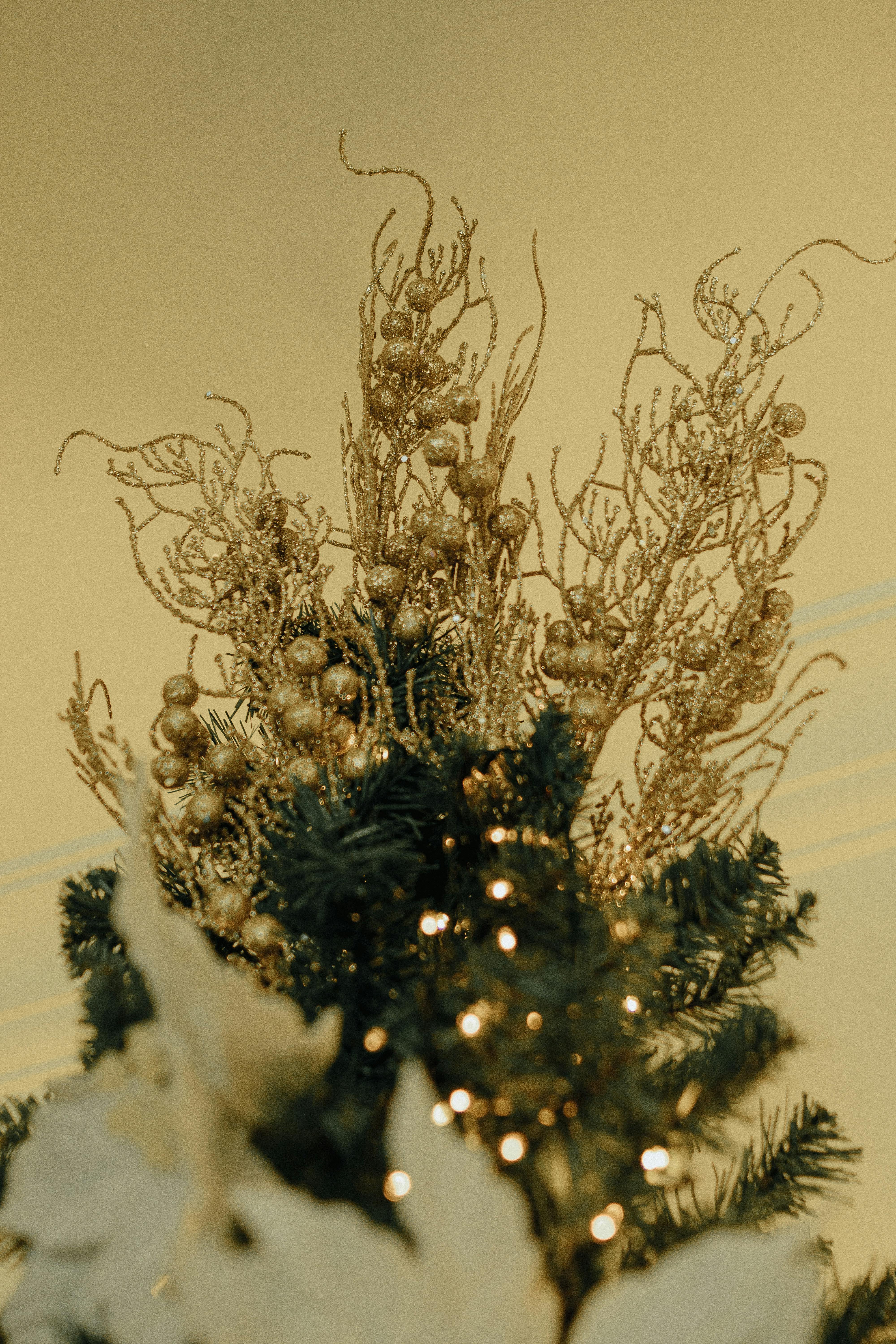 Golden Christmas Tree · Free Stock Photo