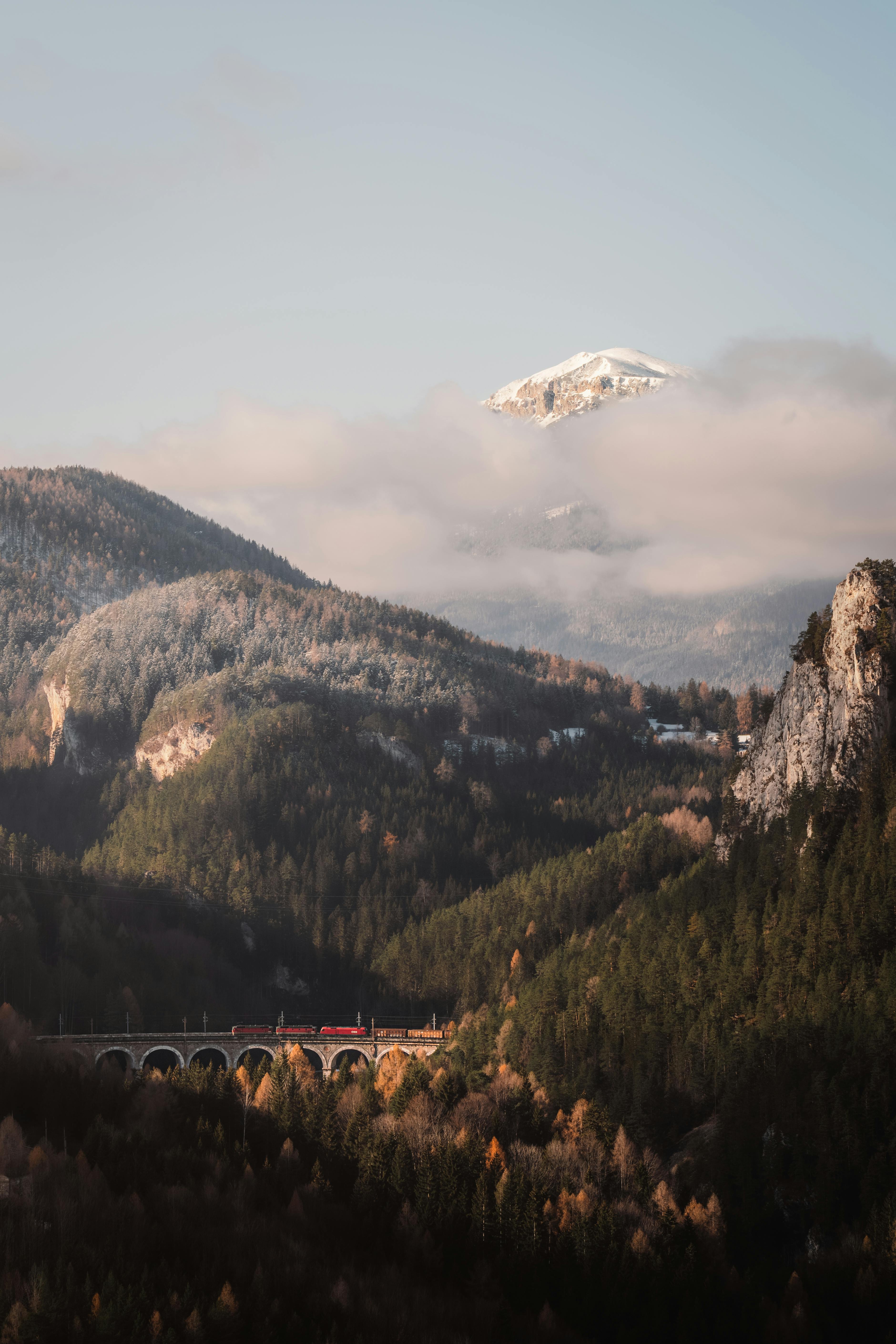 Breathtaking View of Semmering Pass Viaduct in Austria · Free Stock Photo