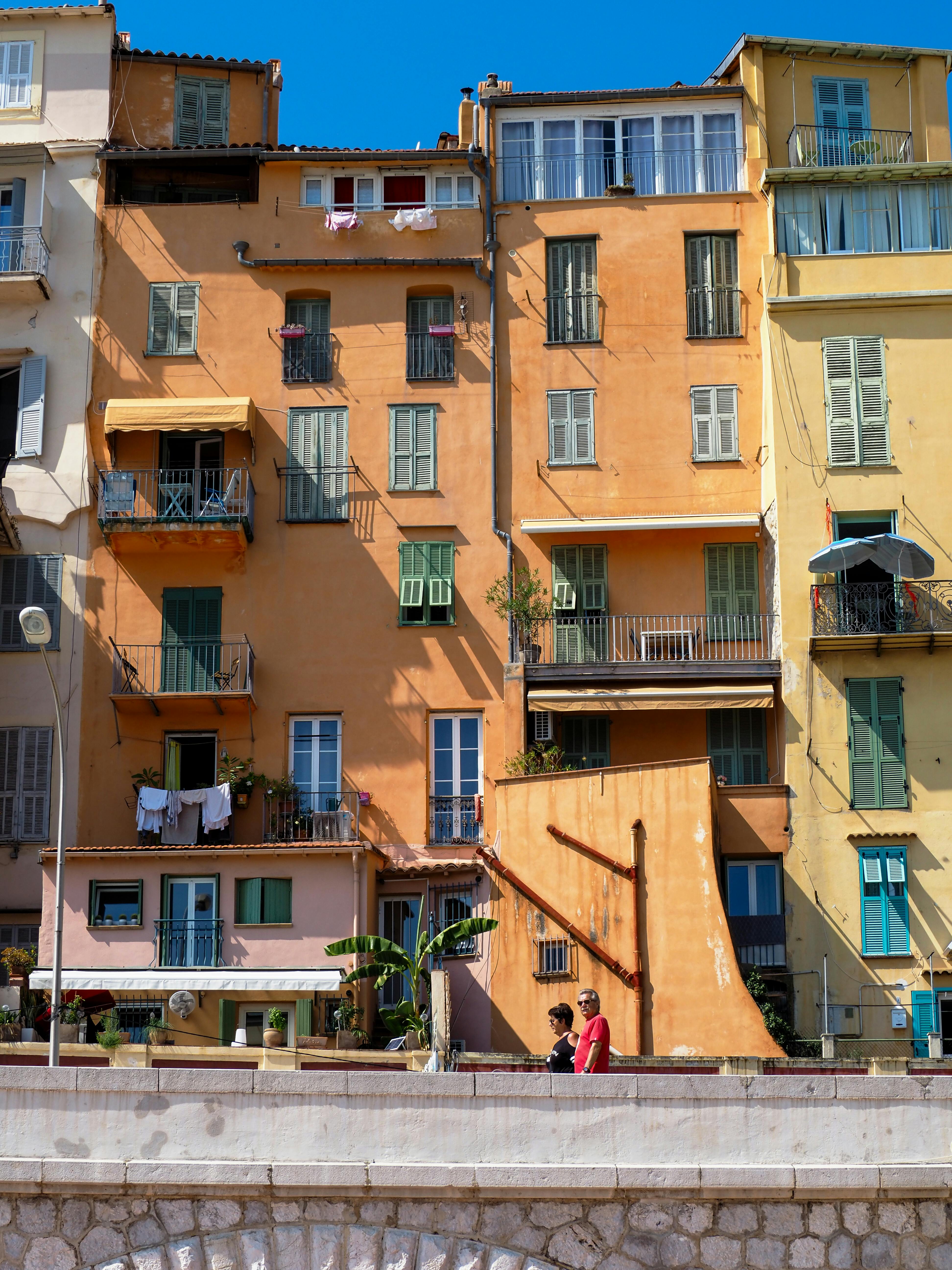 Colorful Old Town Buildings in Nice, France · Free Stock Photo
