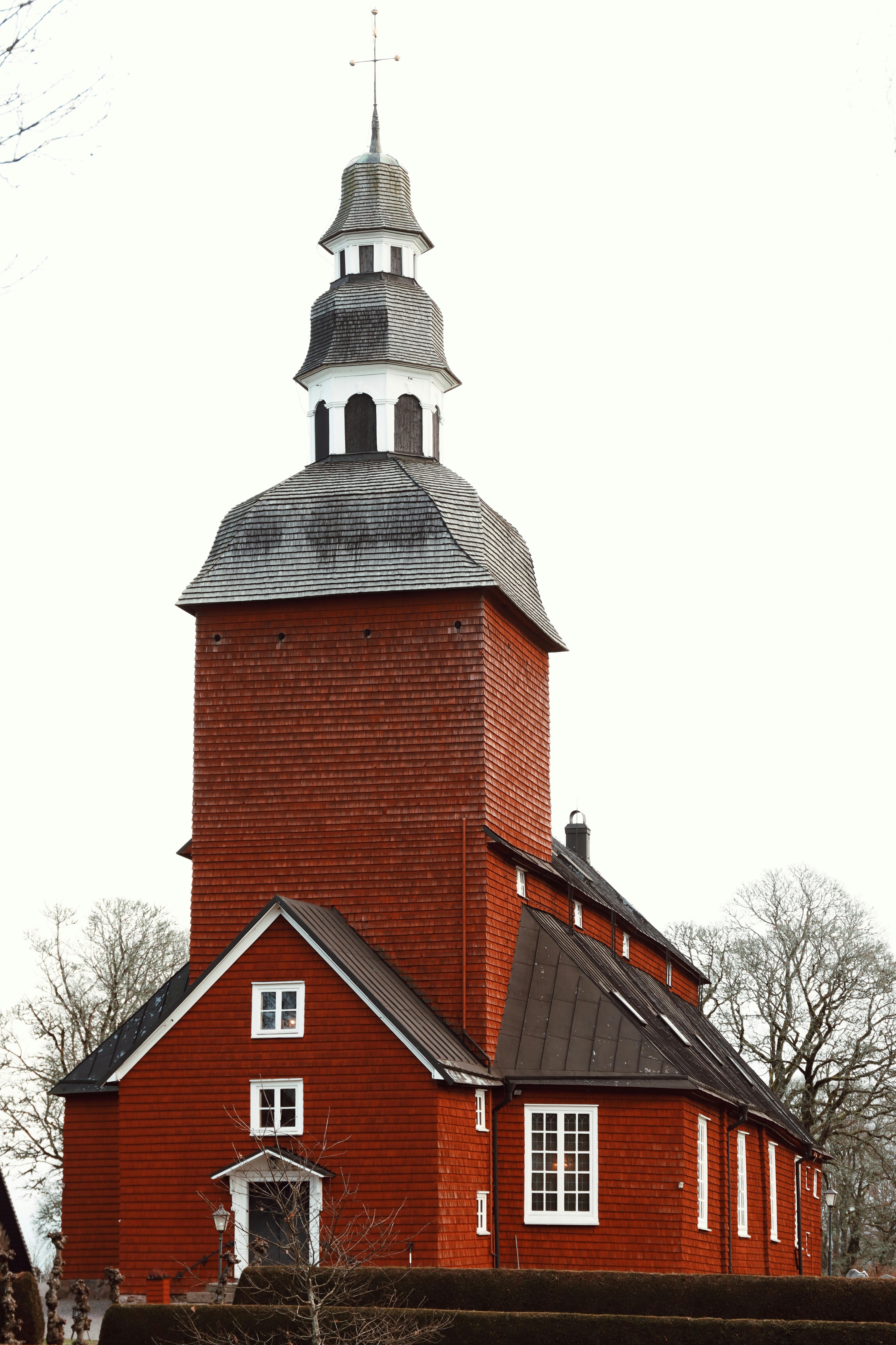 Red Wooden Church in Jönköping, Sweden · Free Stock Photo