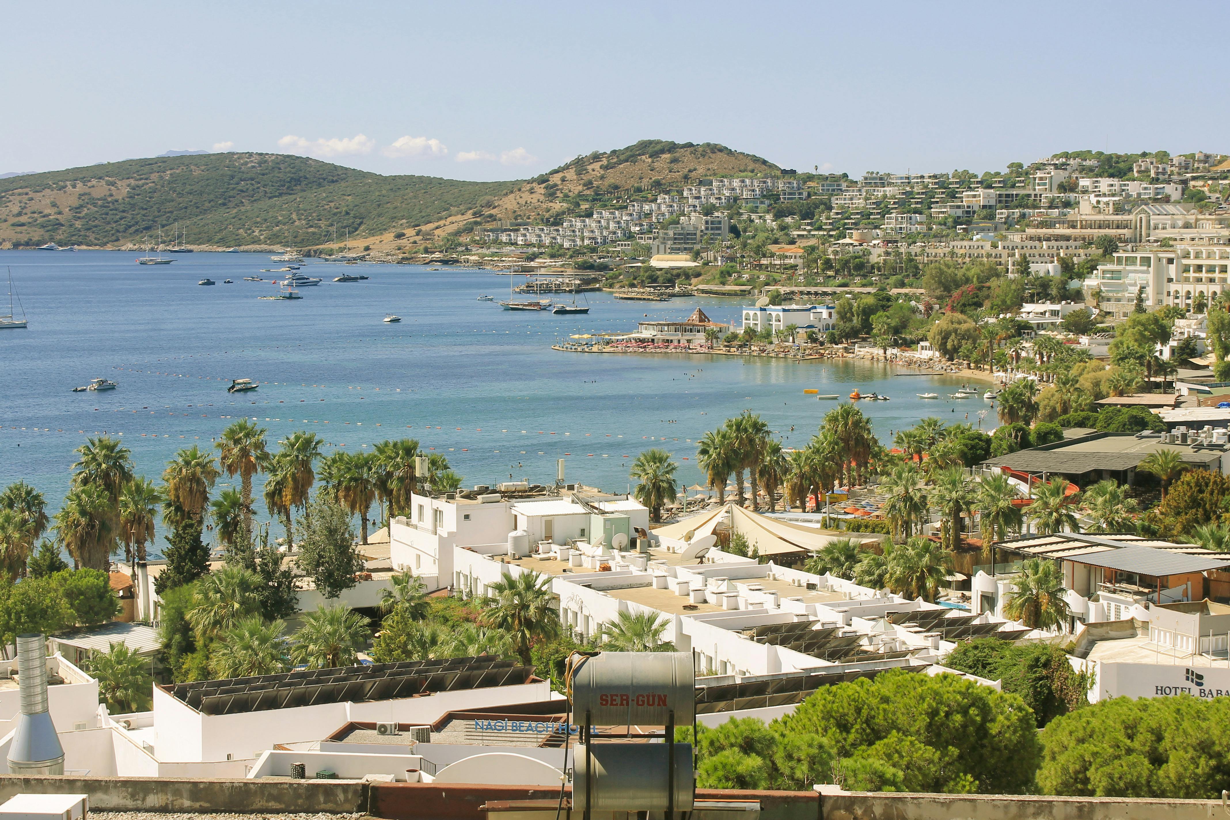 Scenic Coastal View of Bodrum in Summer · Free Stock Photo