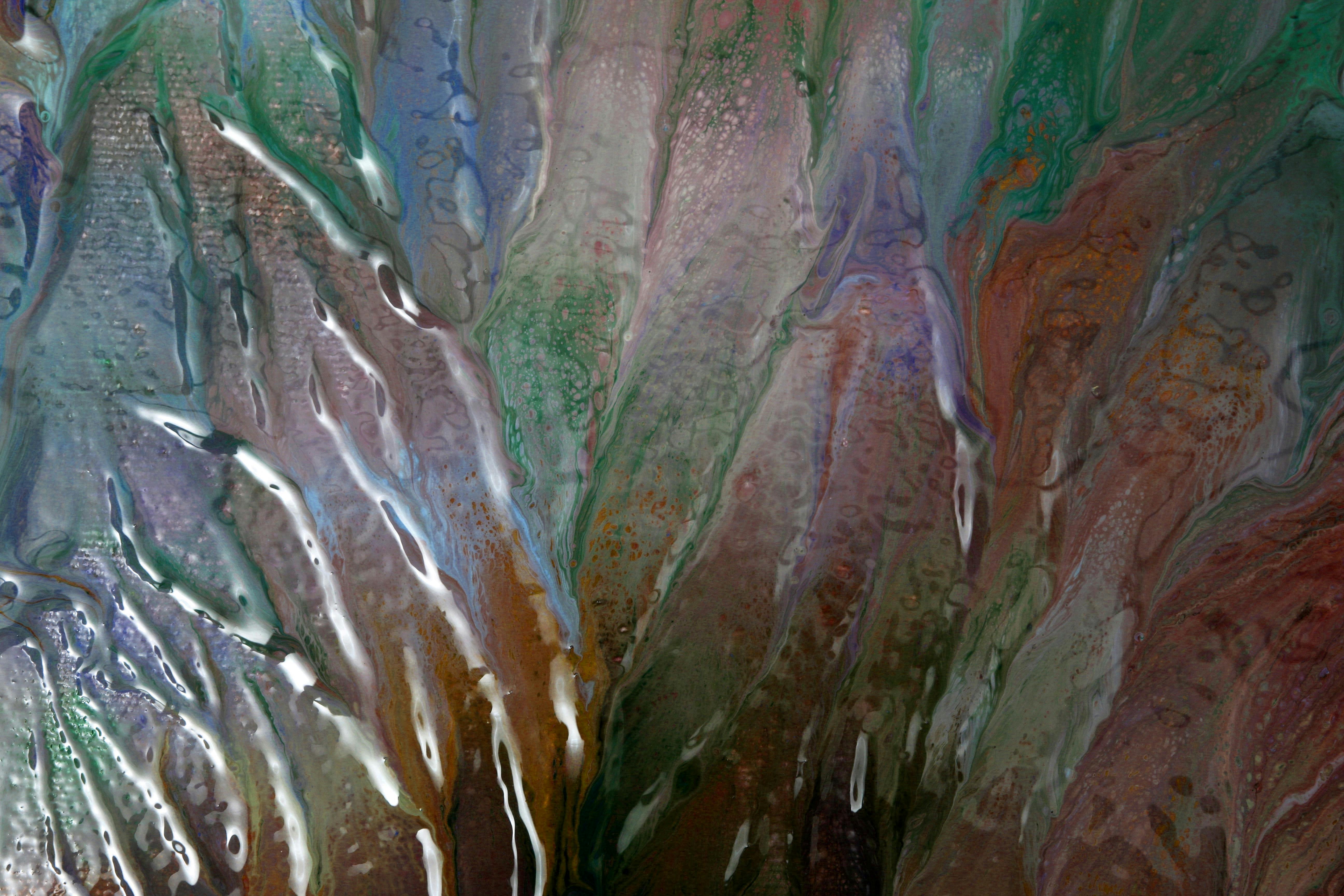 Close-Up Photo Of Abstract Painting · Free Stock Photo