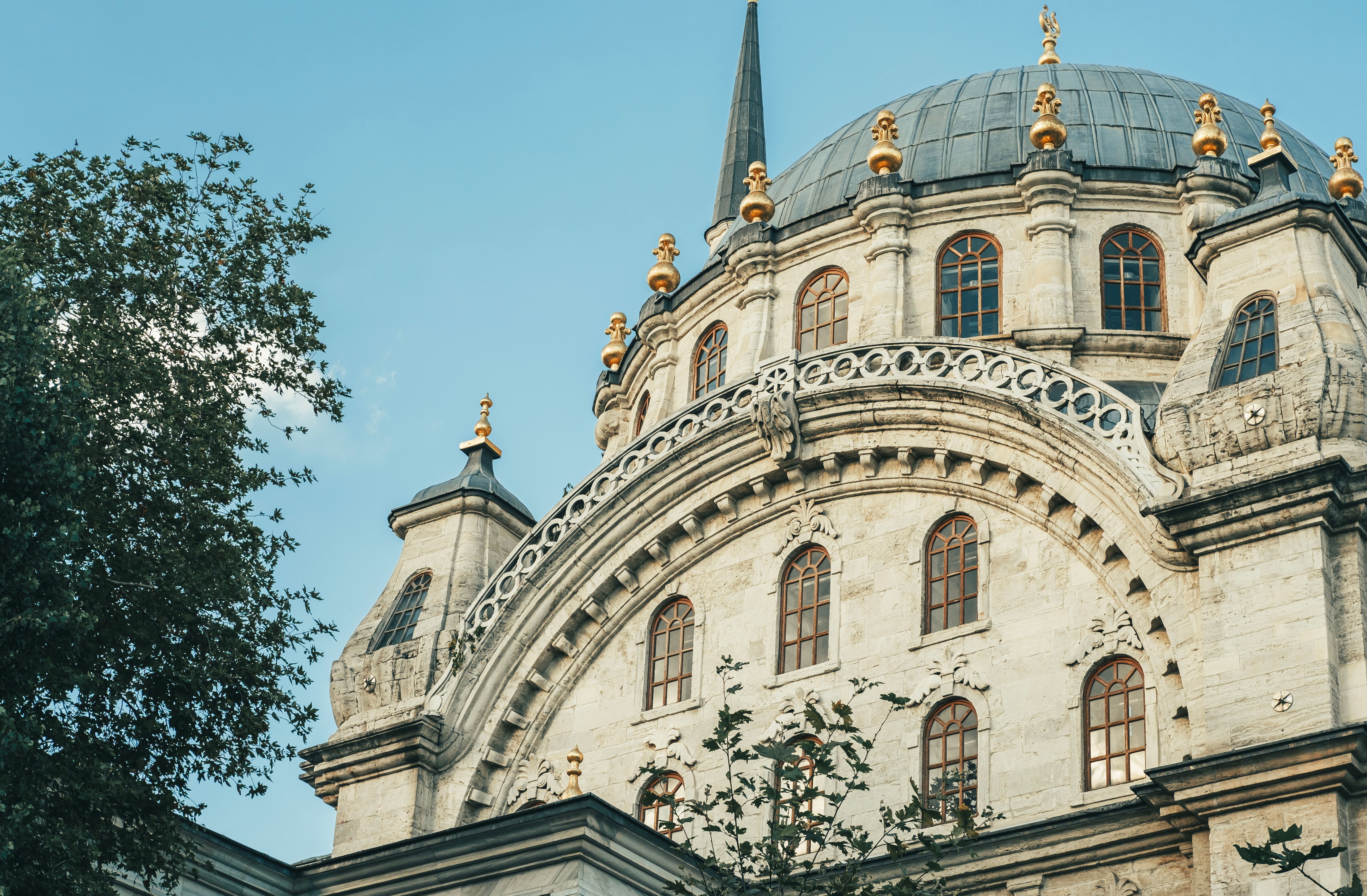 Architectural Detail of a Historic Mosque in Istanbul · Free Stock Photo