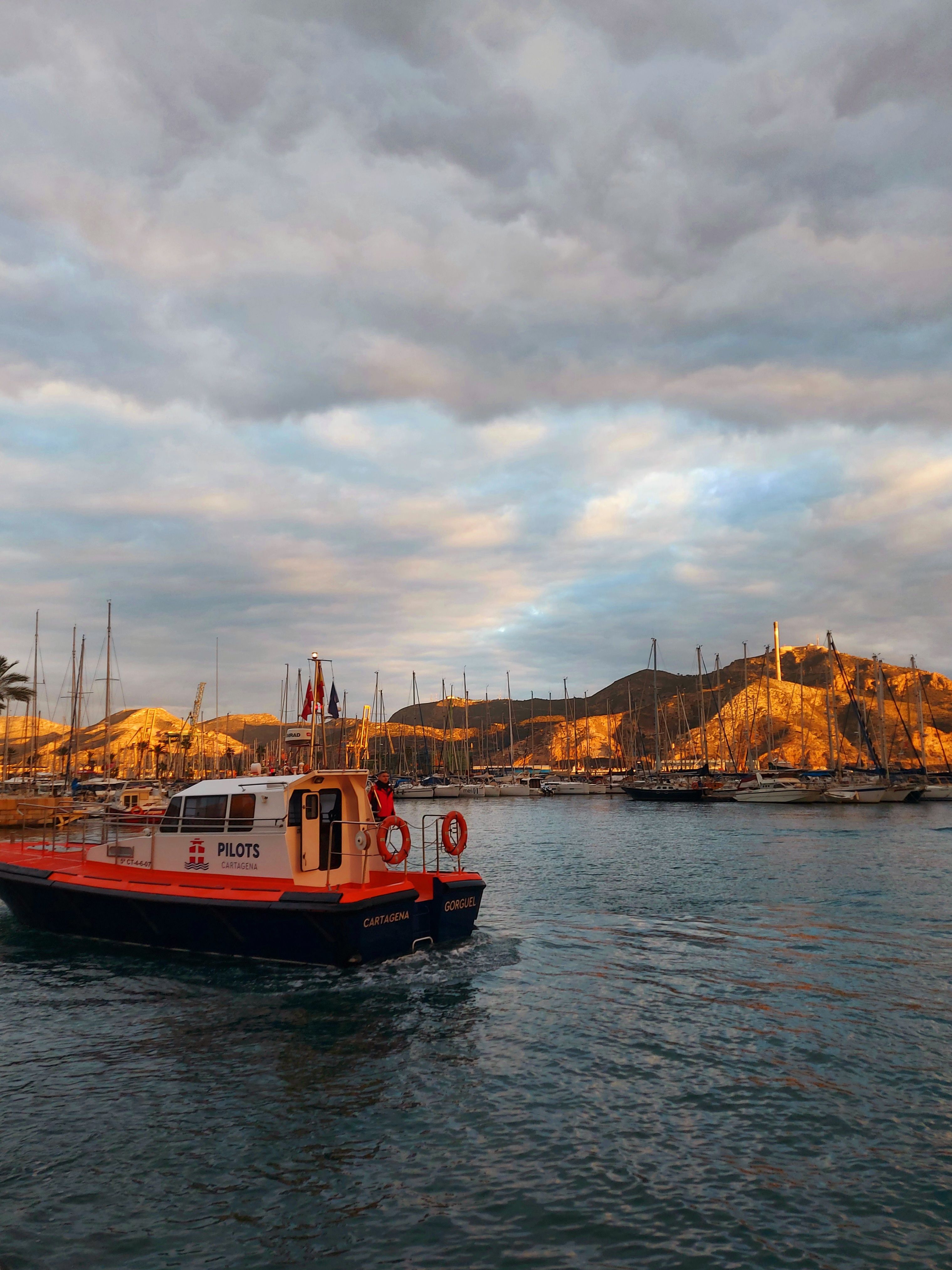 Scenic Cartagena Harbor at Sunset · Free Stock Photo