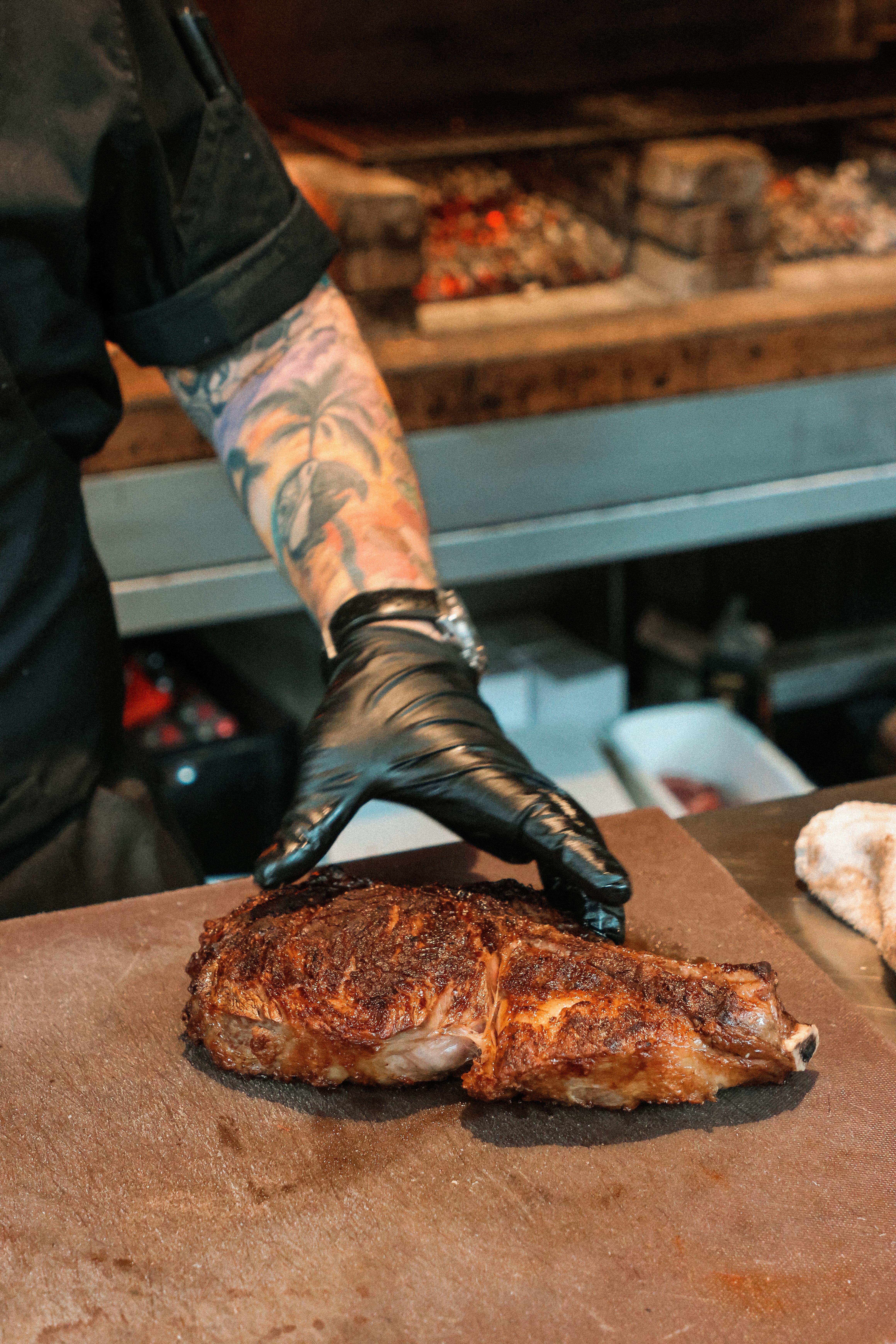 Chef Grilling Ribeye Steak in Auckland Restaurant · Free Stock Photo