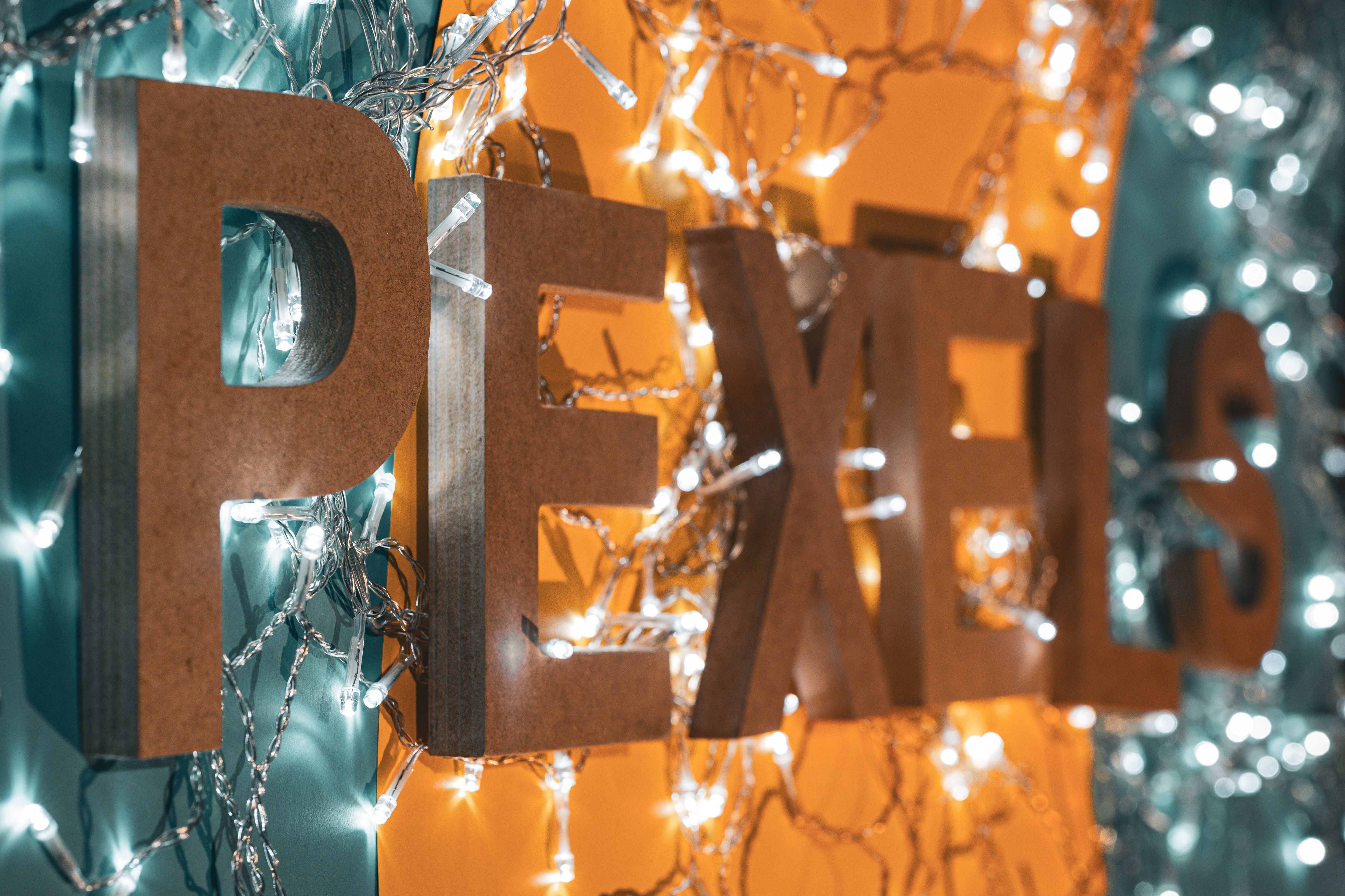 Wooden letters / WE · Free Stock Photo