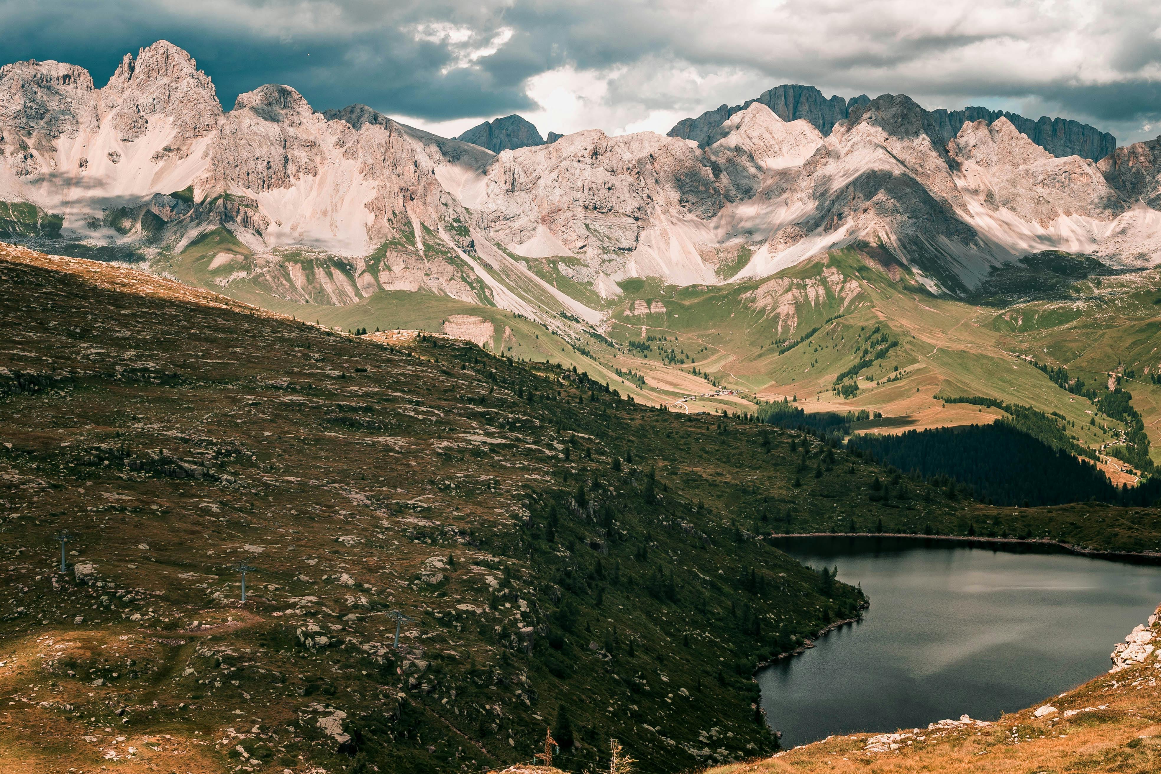 Scenic Mountain Landscape with Serene Lake View · Free Stock Photo