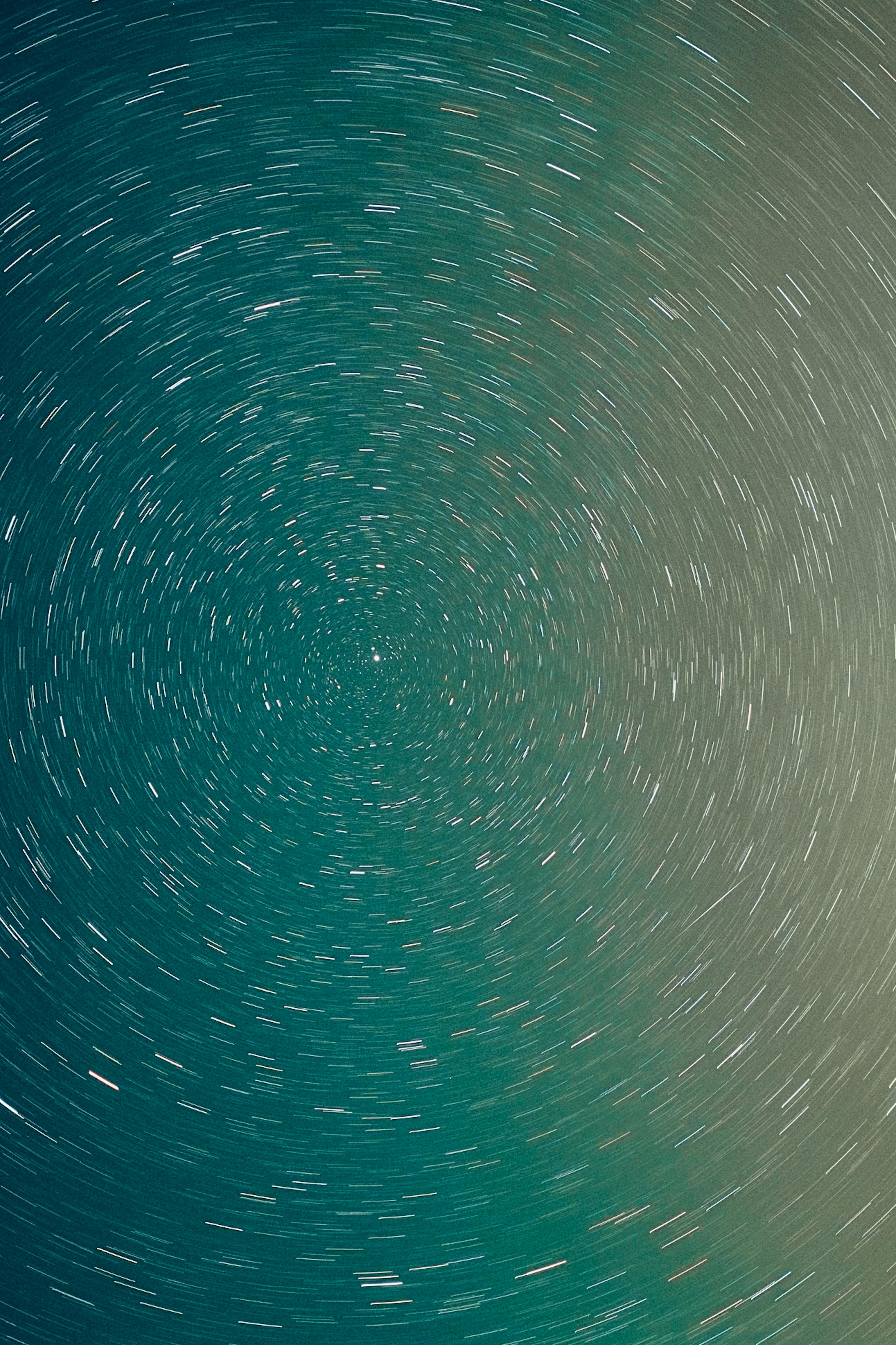 Mesmerizing Long Exposure Star Trails in Night Sky · Free Stock Photo