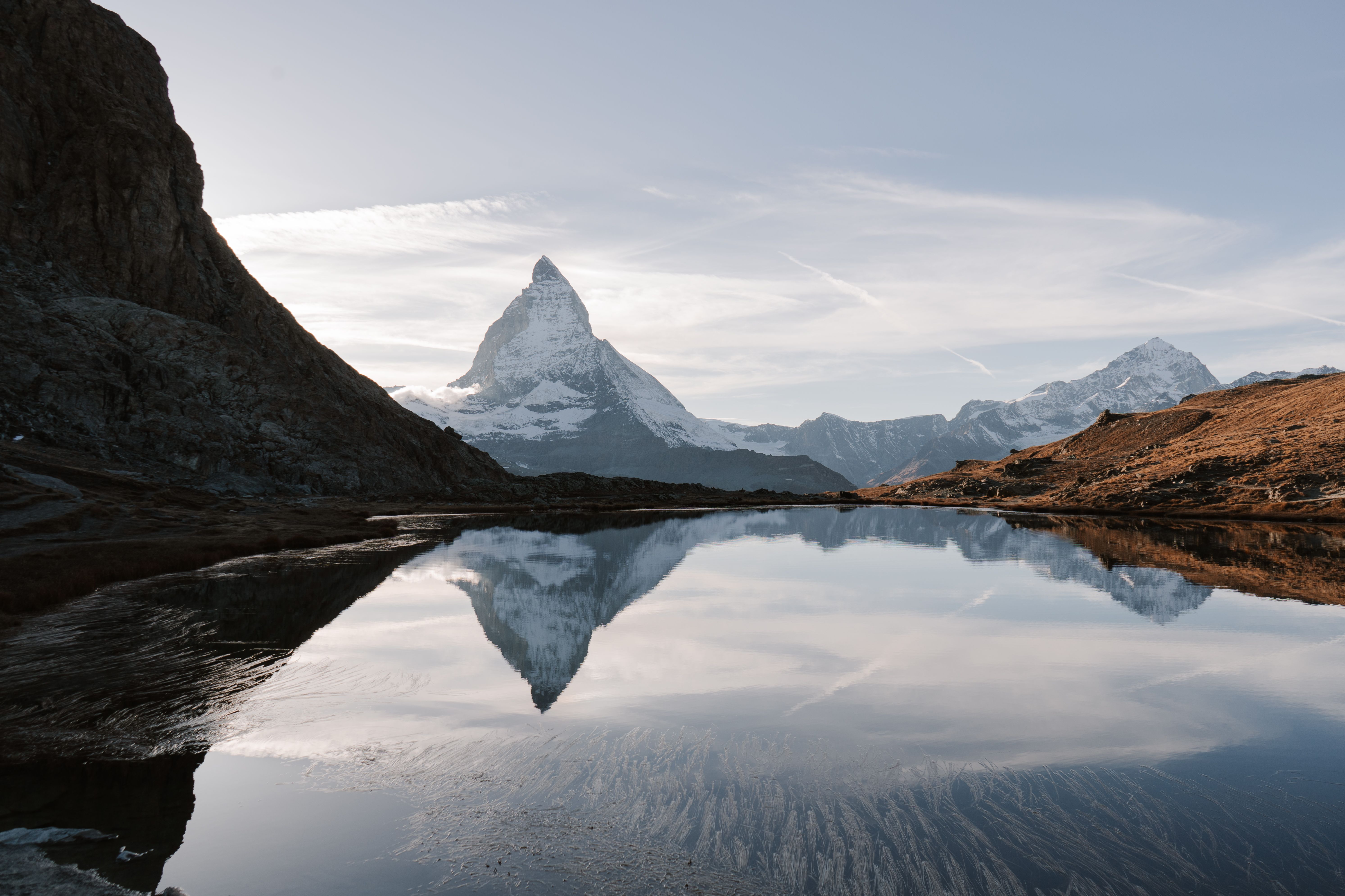 Matterhorn Reflection in Swiss Alps Lake · Free Stock Photo