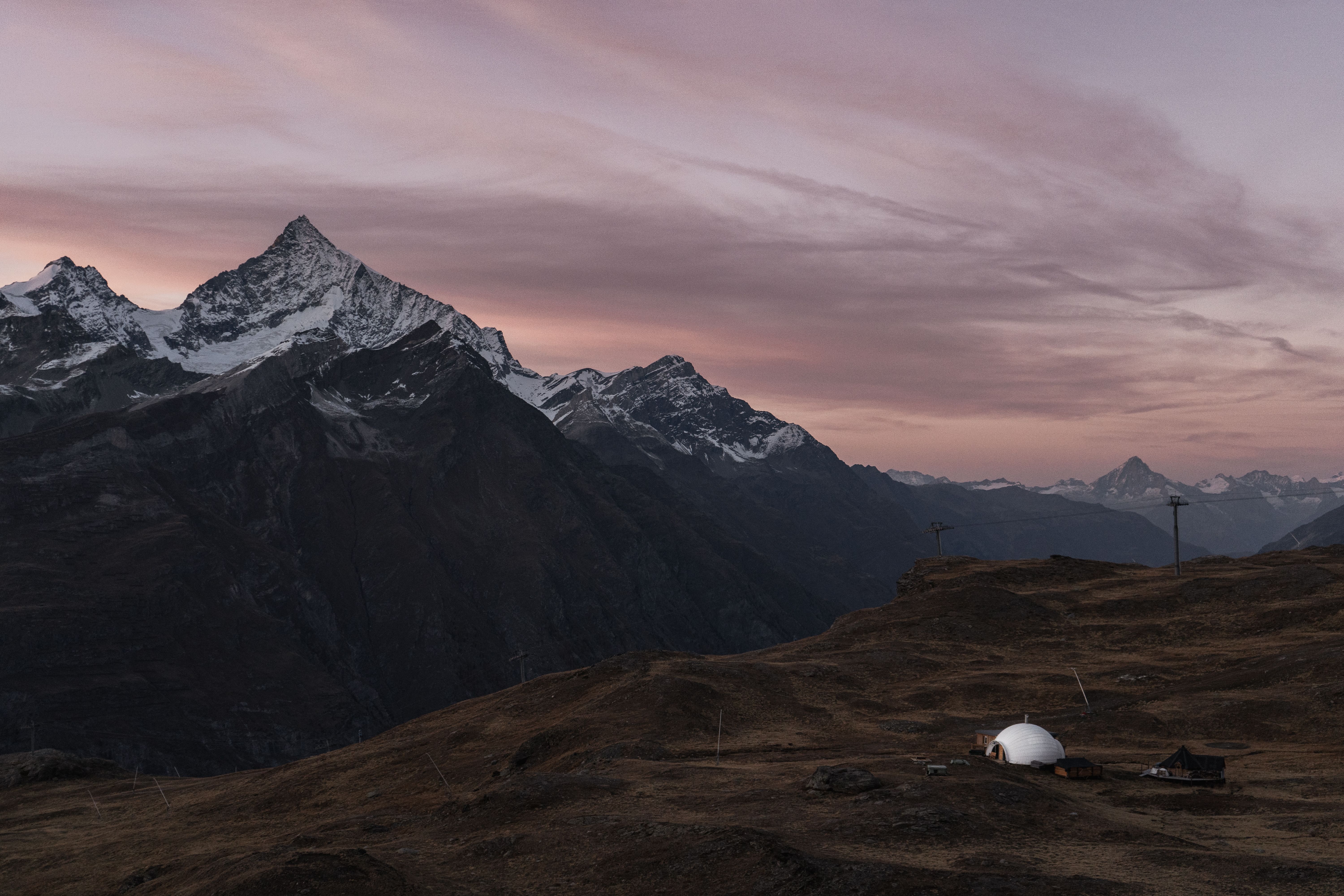 Scenic Sunrise over Swiss Alps in Zermatt · Free Stock Photo