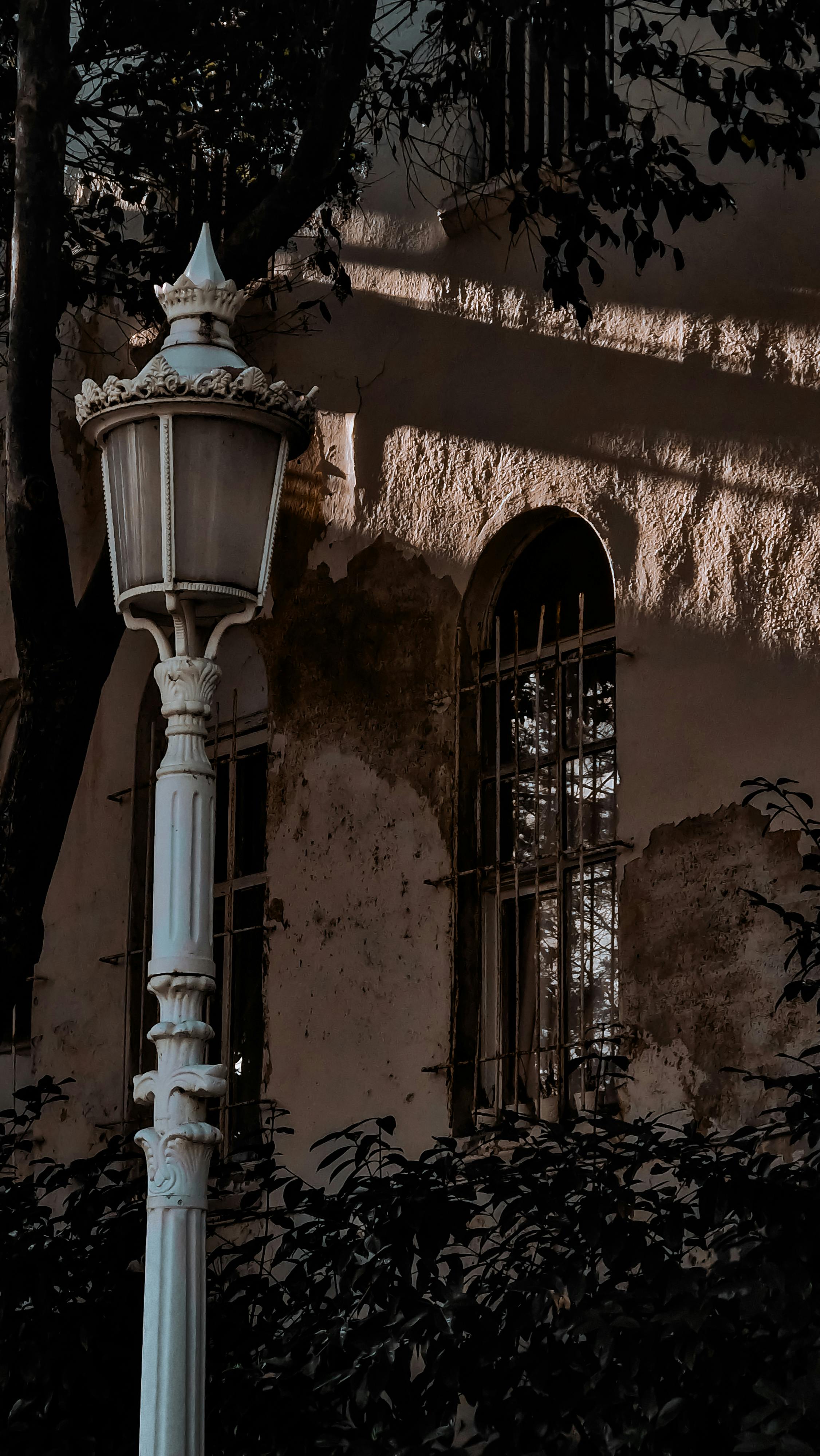 Rustic Street Lamp in İstanbul Shadowed Alley · Free Stock Photo