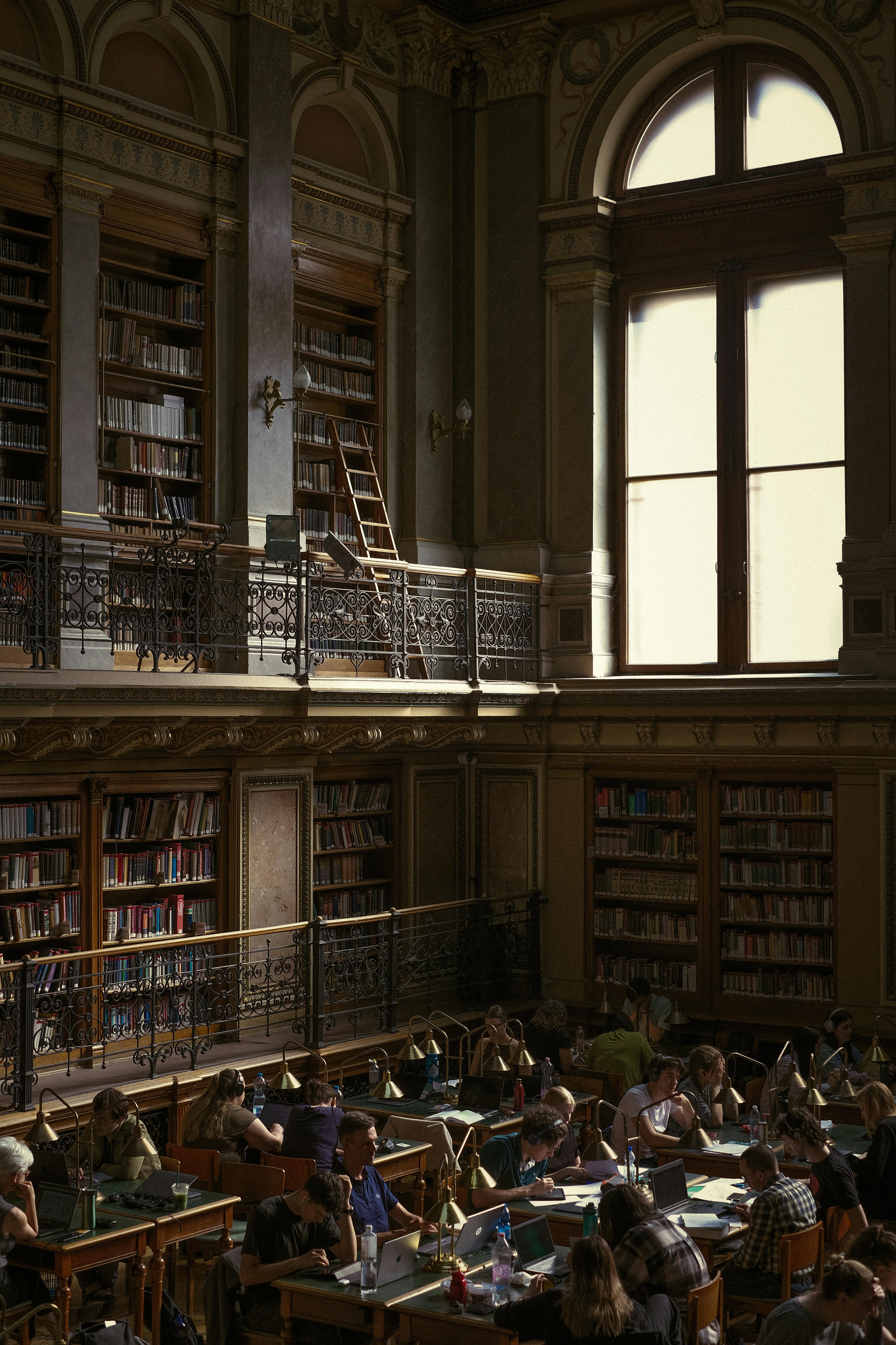Library High Angle Photro · Free Stock Photo